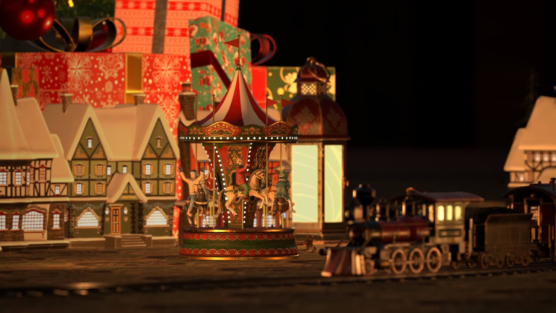 Carousel Toy - 3D Model by Vaarg