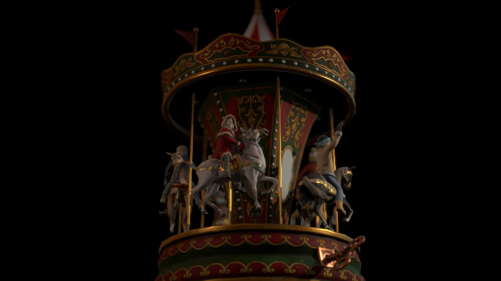 Carousel Toy - 3D Model by Vaarg