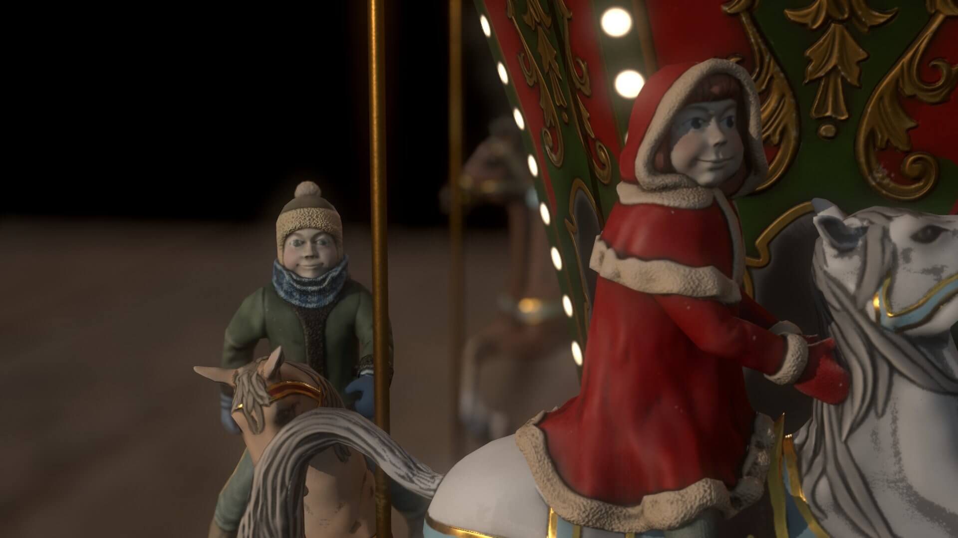 Carousel Toy - 3D Model by Vaarg