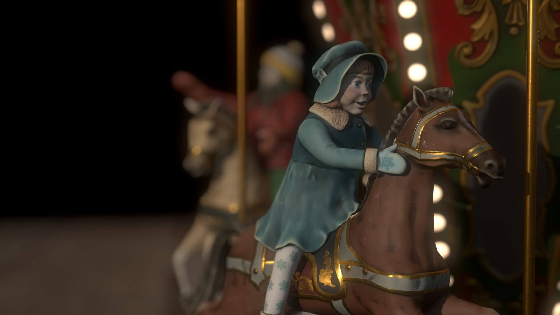 Carousel Toy - 3D Model by Vaarg