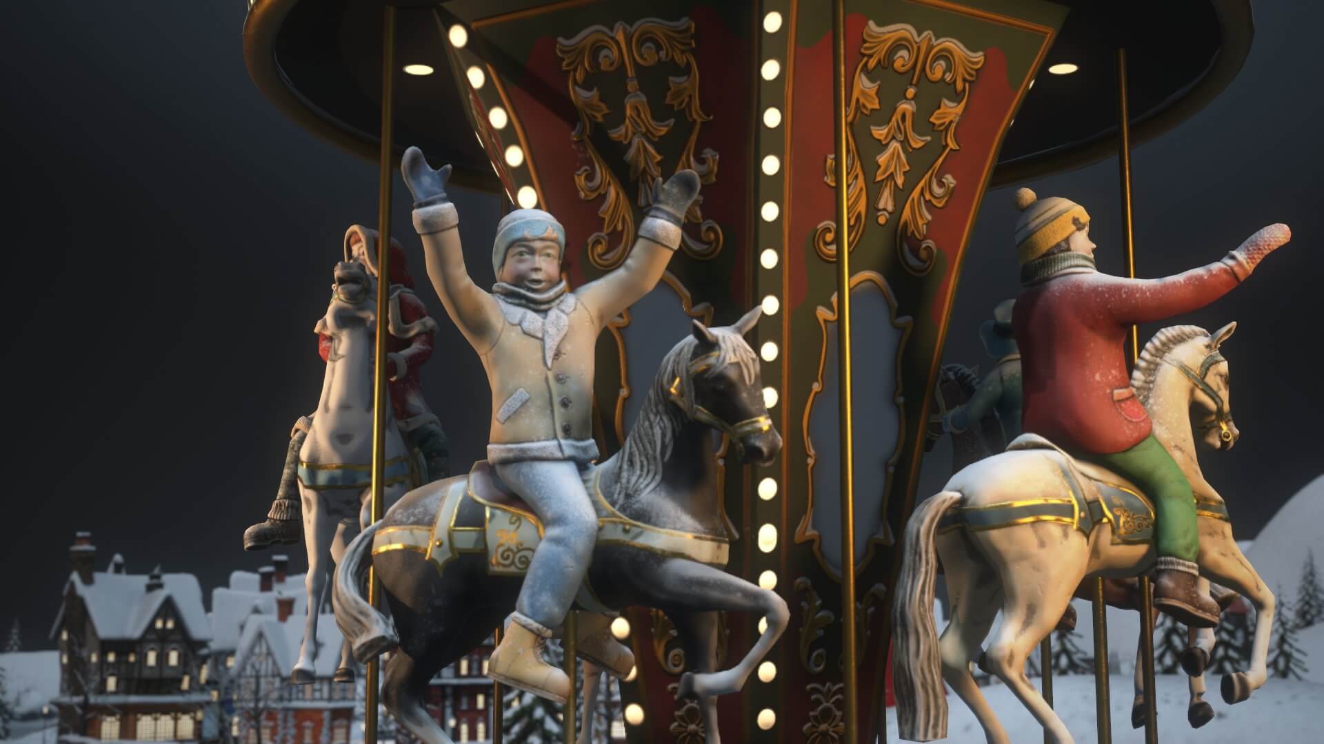 Carousel Toy - 3D Model by Vaarg