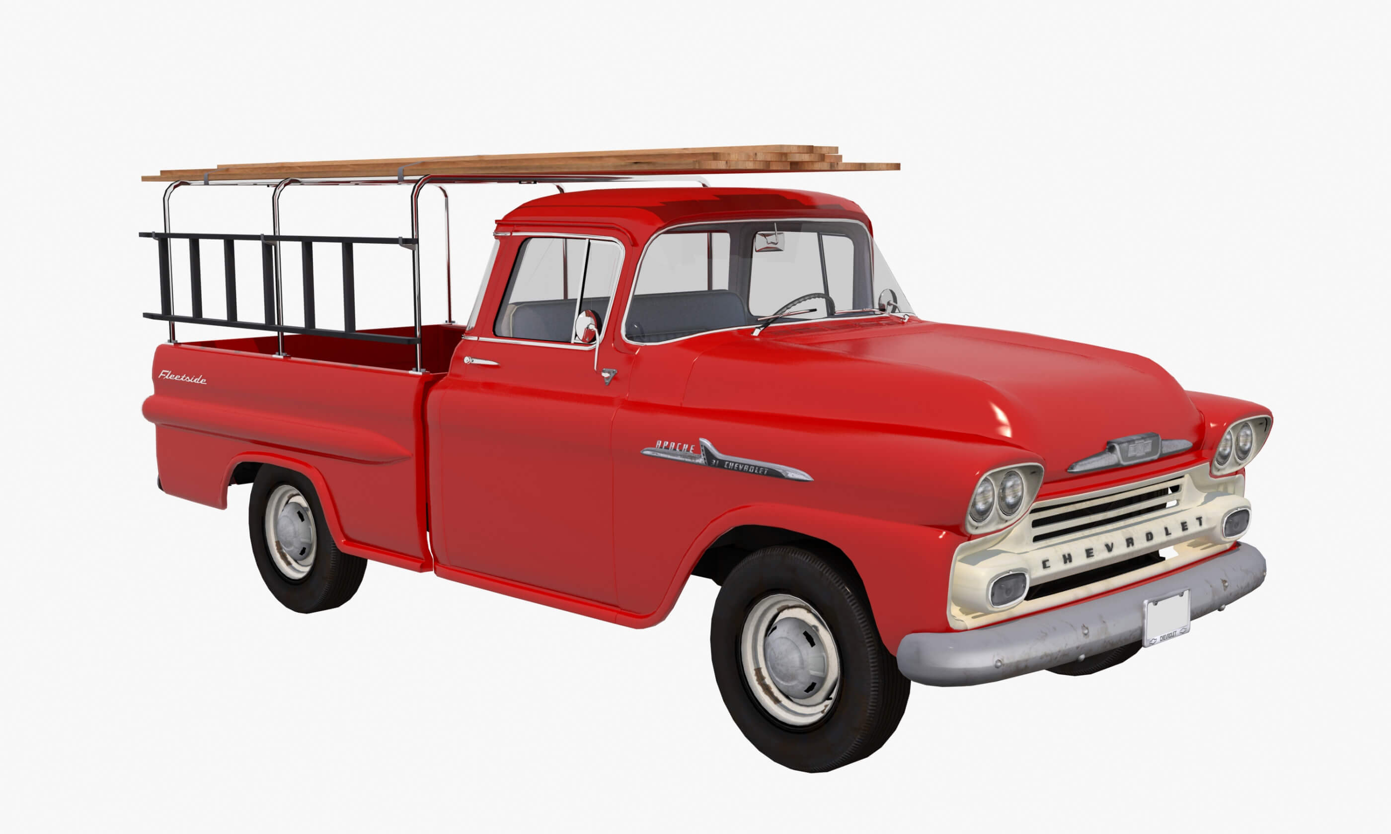Chevrolet Apache 1958 - 3D Model by vadikgg