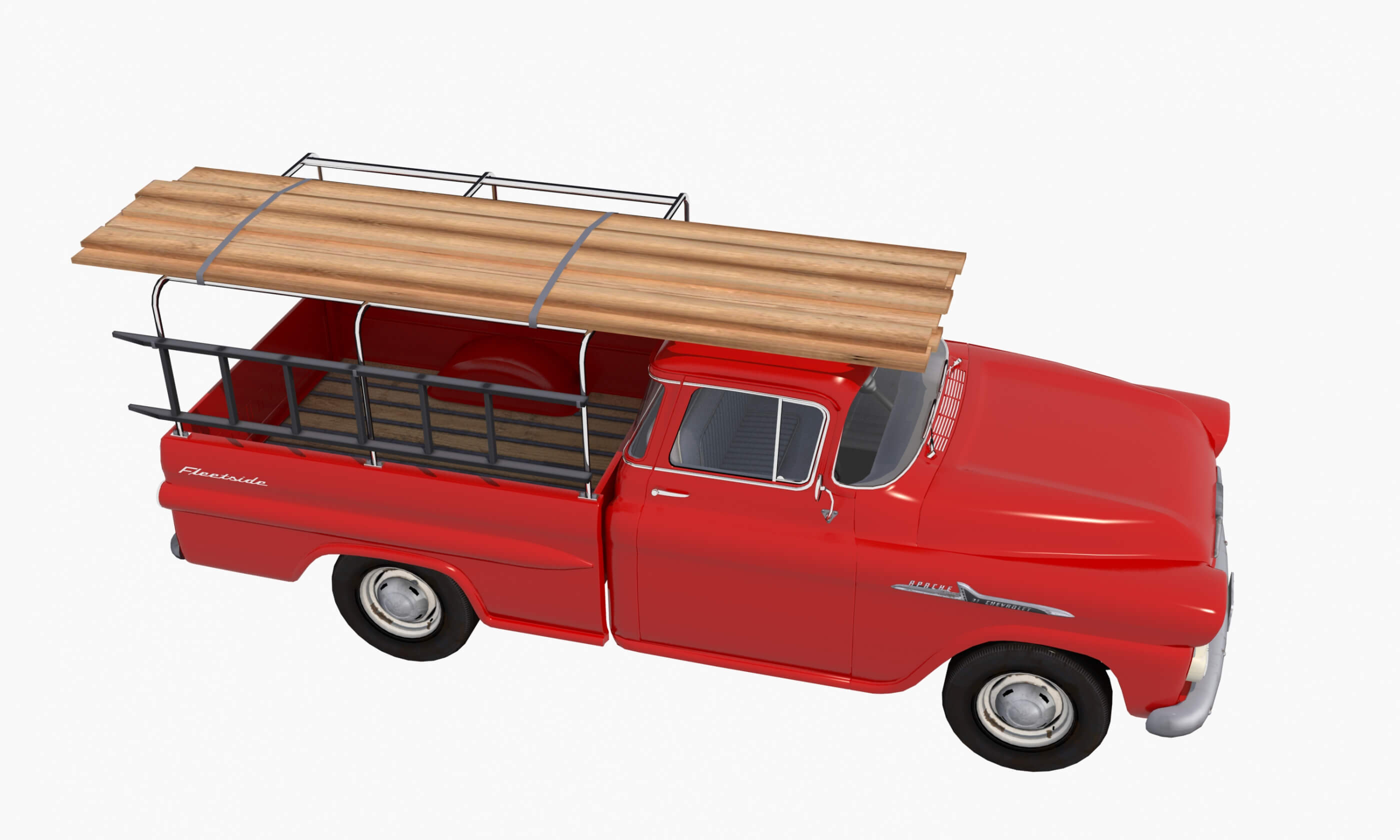 Chevrolet Apache 1958 - 3D Model by vadikgg