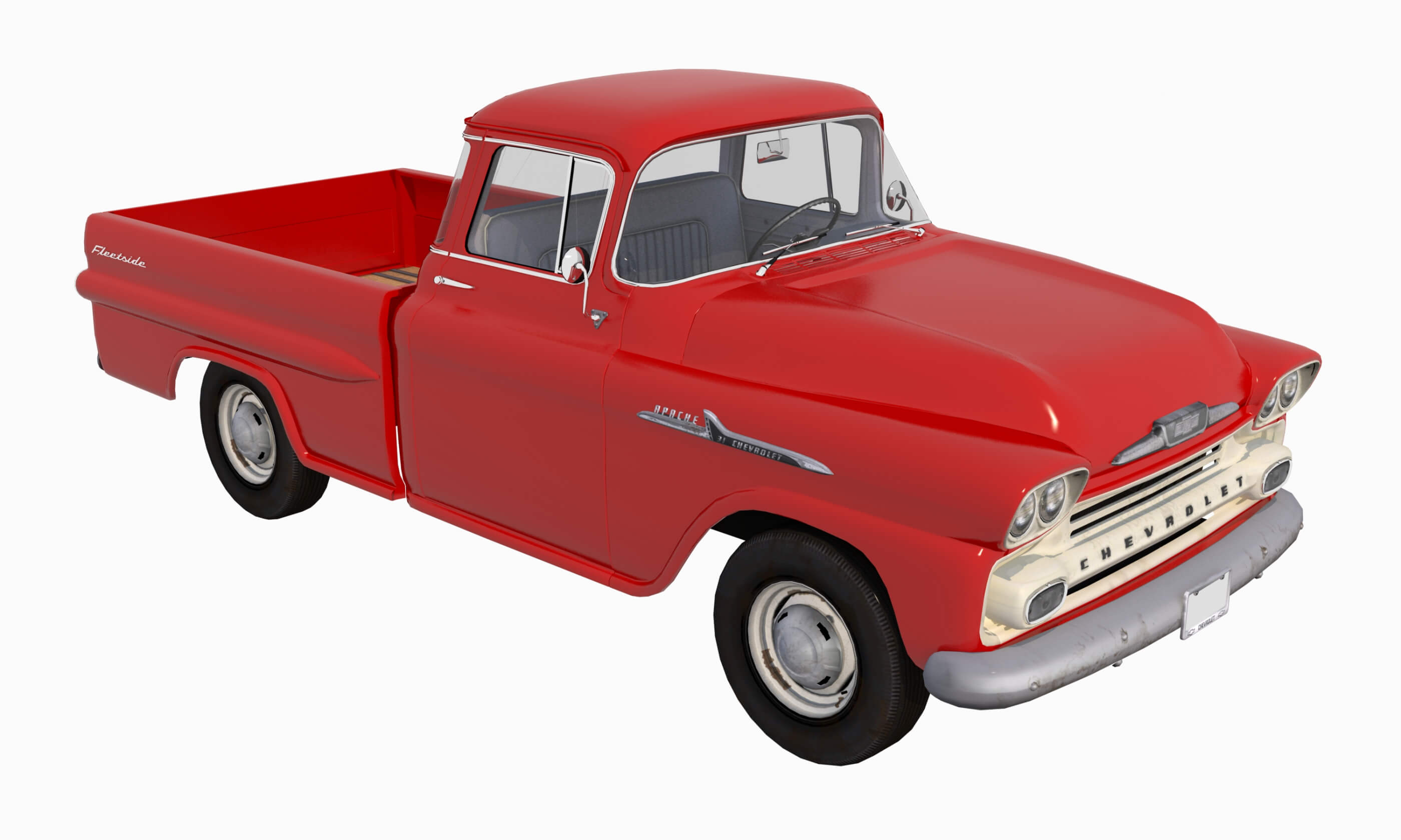 Chevrolet Apache 1958 - 3D Model by vadikgg