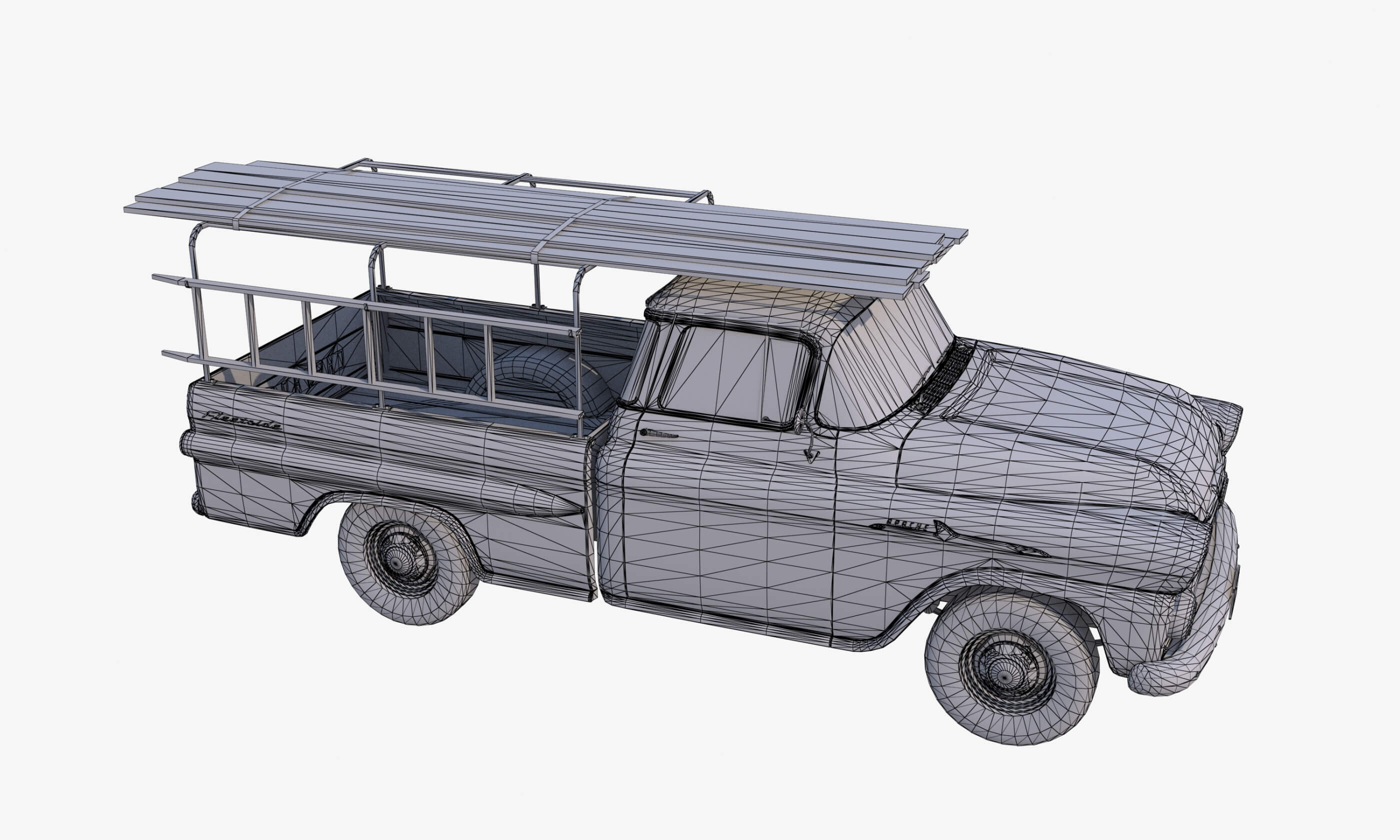 Chevrolet Apache 1958 - 3D Model by vadikgg