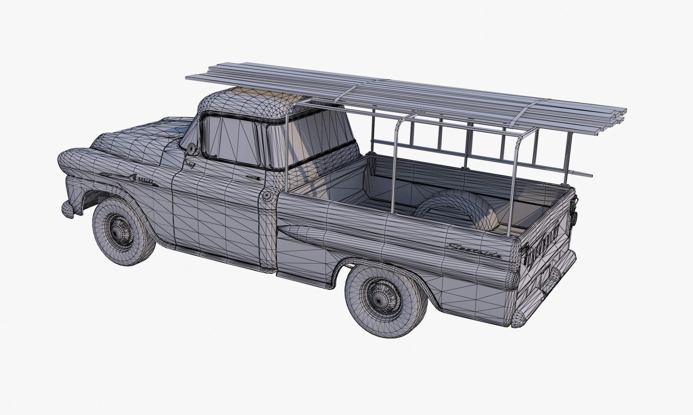 Chevrolet Apache 1958 - 3D Model by vadikgg