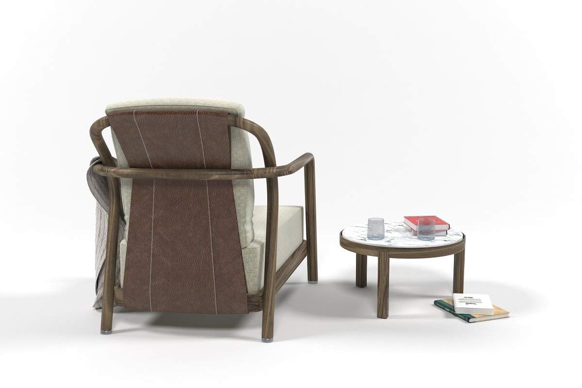 Alison Armchair Set - 3D Model by vadimche