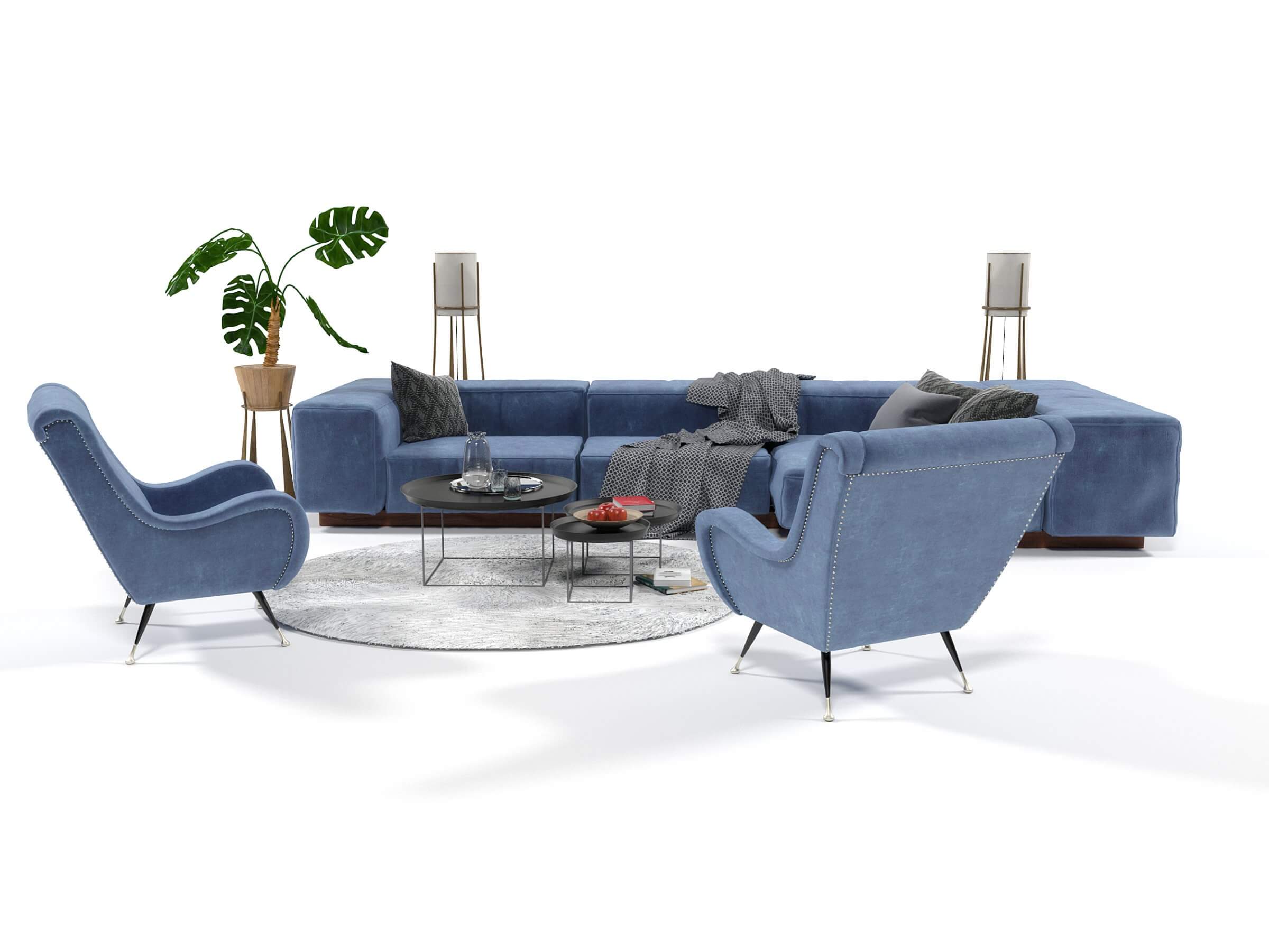 Furniture Set 0404 3d Model By Vadimche