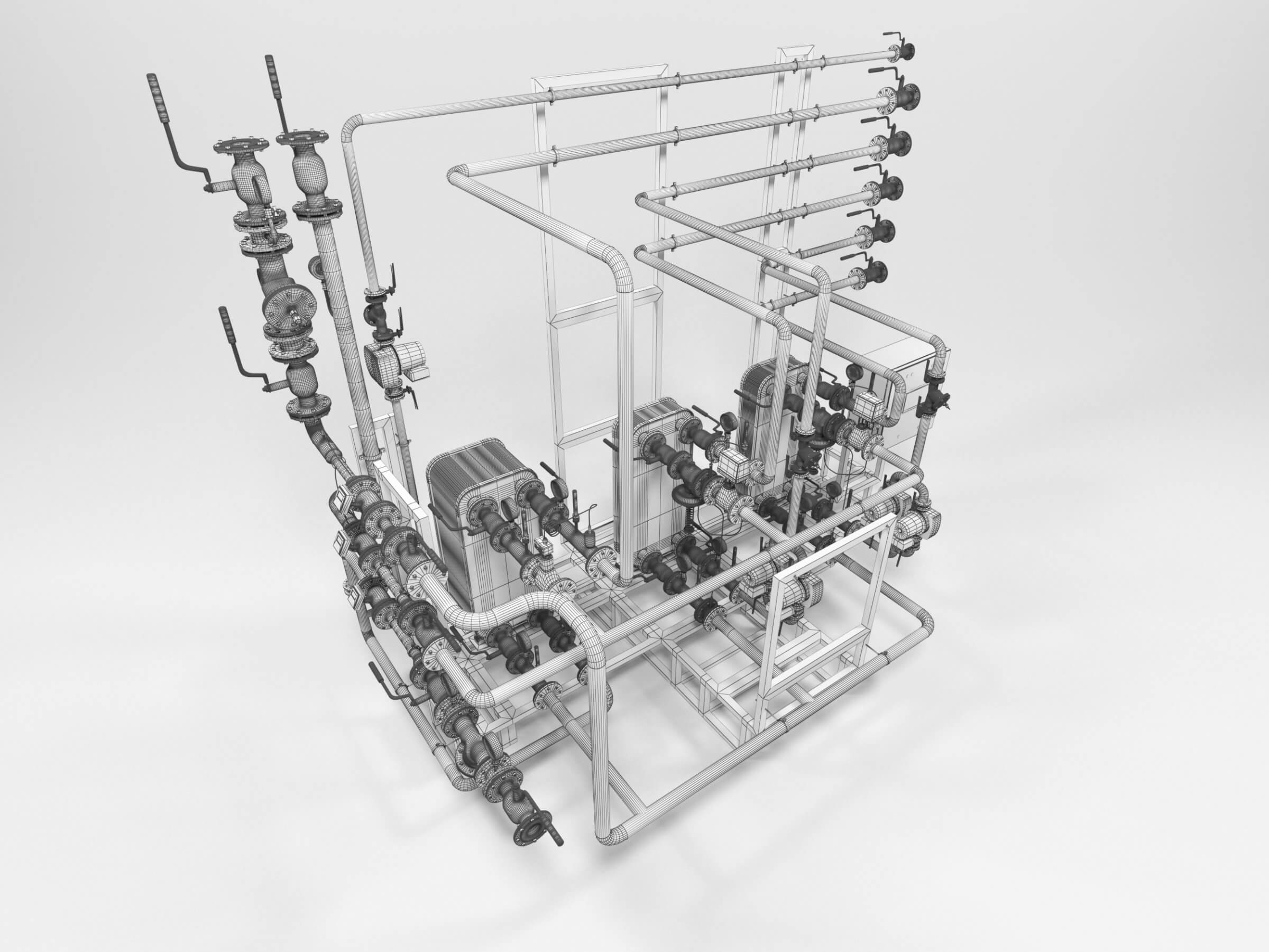 Heating Unit 0609 - 3D Model by vadimche