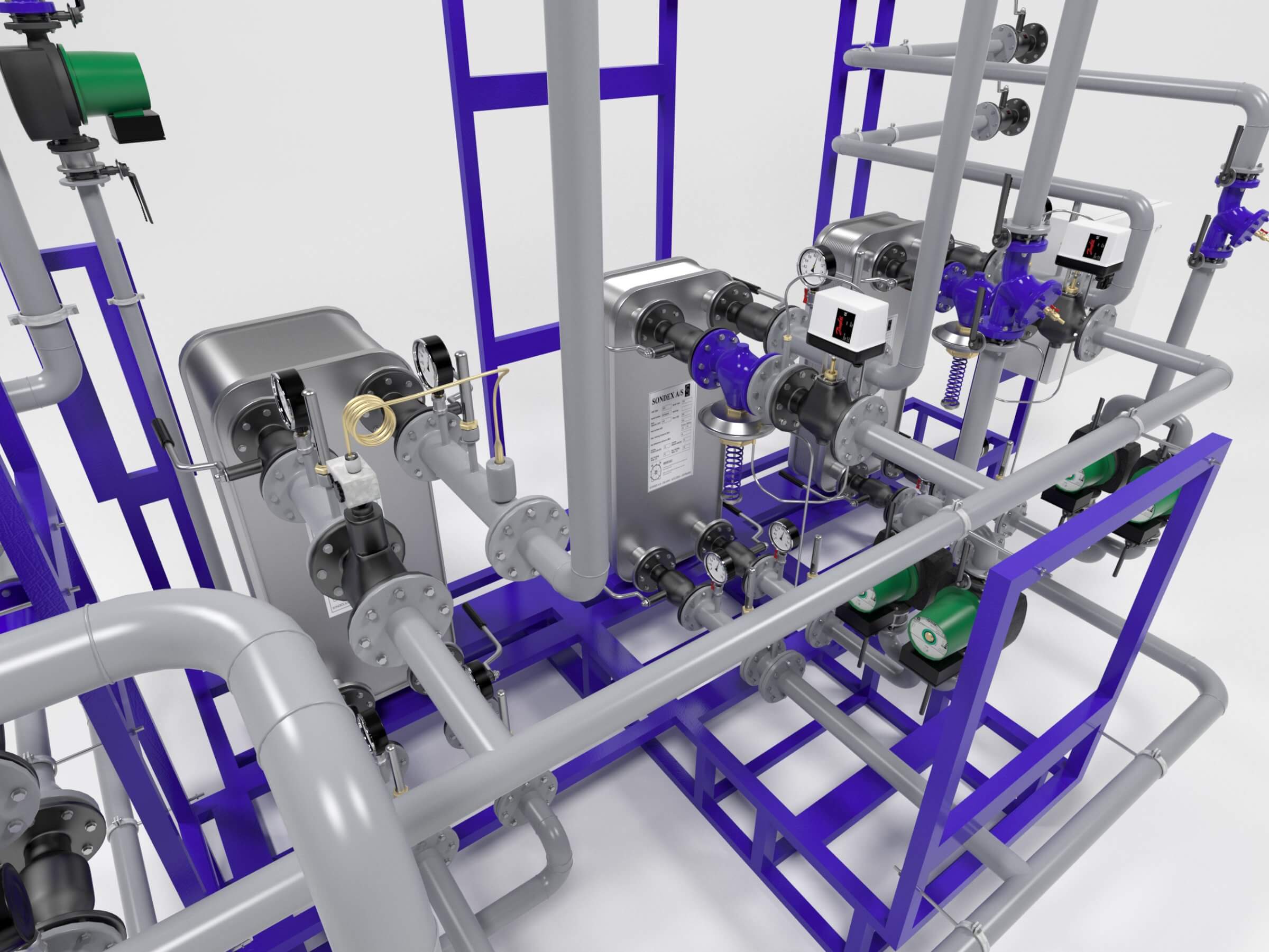 Heating Unit 0609 - 3D Model by vadimche