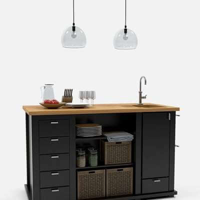 Kitchen Island 0304 - 3D Model by vadimche