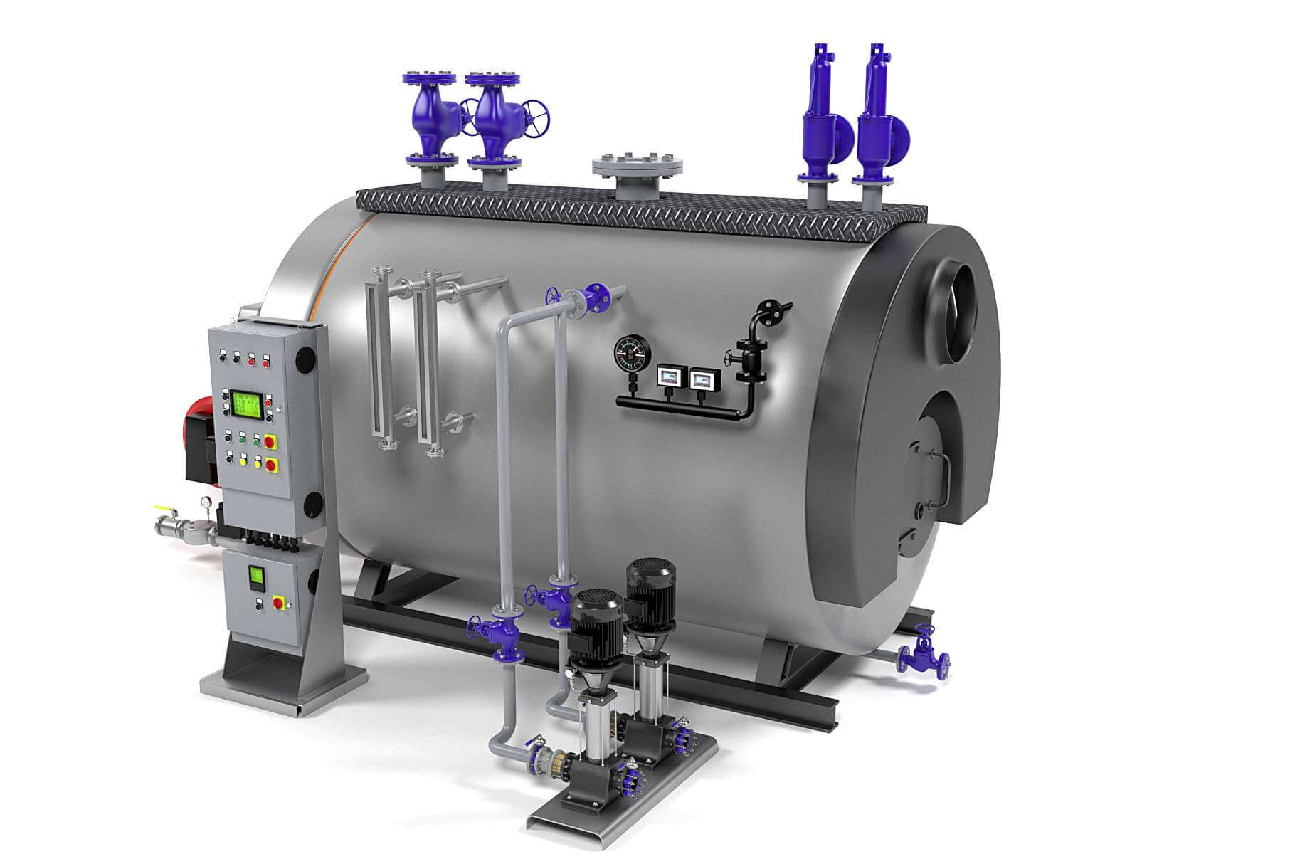 Viessmann Vitomax 200HS Steam Boiler - 3D Model by vadimche