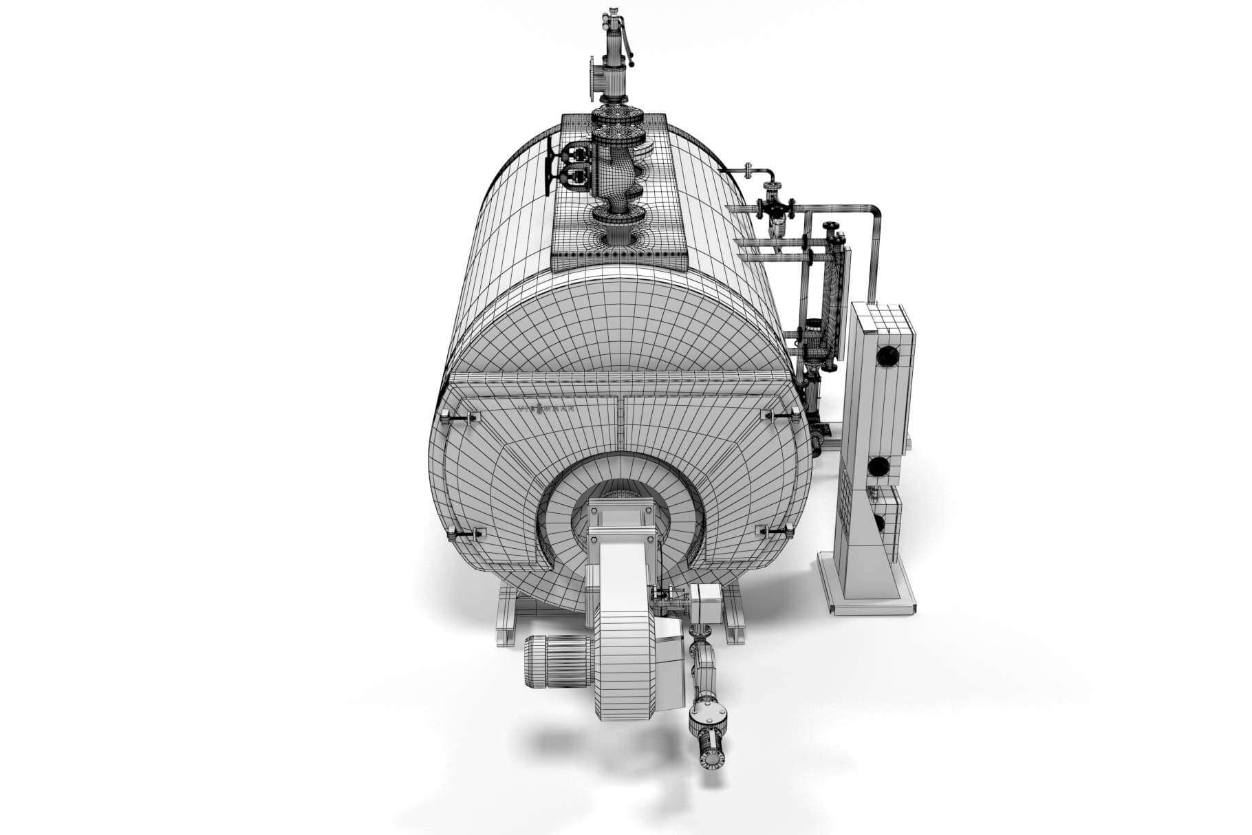 Viessmann Vitomax 200HS Steam Boiler - 3D Model by vadimche