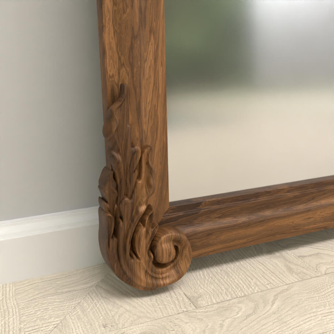 Classic Mirror for CNC - 3D Model by Val