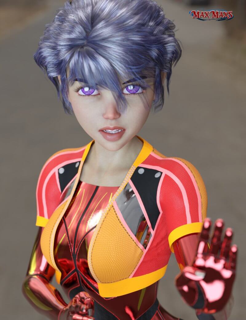 Kahi The Little Cyborg Girl - Daz Content by Valaravans