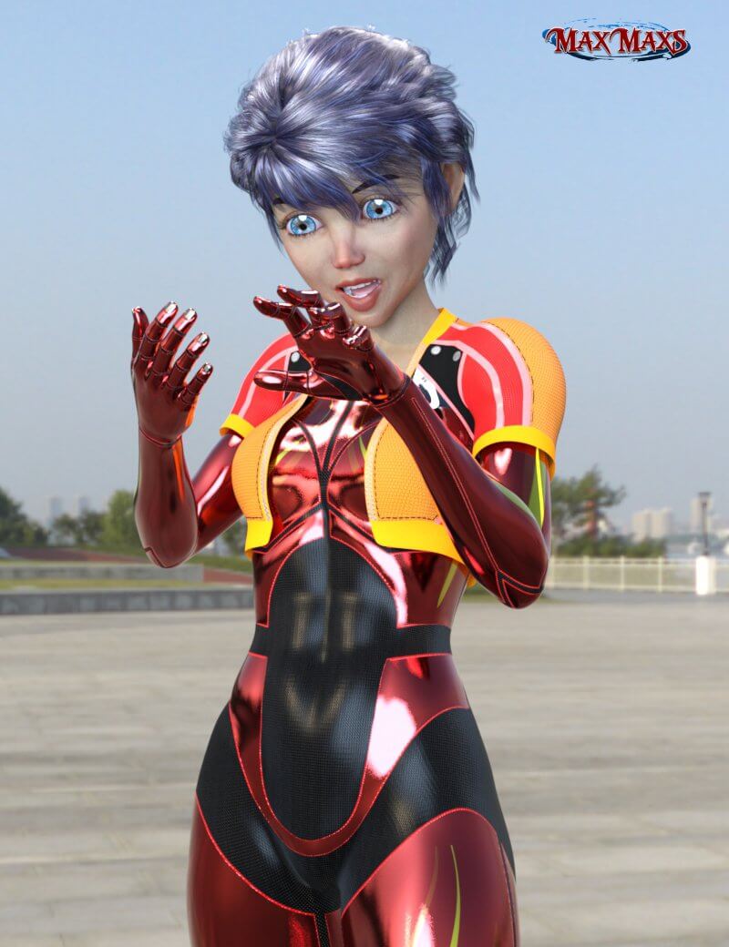 Kahi The Little Cyborg Girl - Daz Content by Valaravans