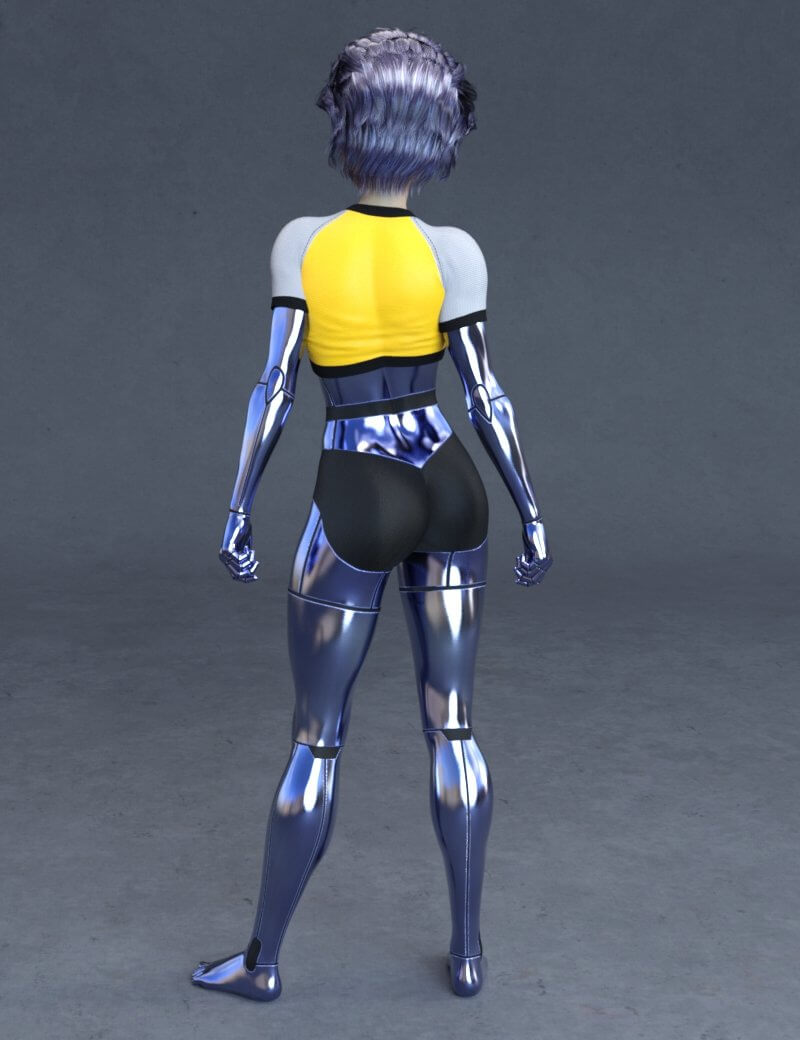 Kahi The Little Cyborg Girl - Daz Content by Valaravans