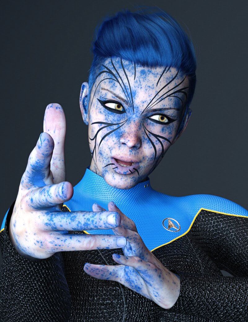 Kahon The New Mutant For Genesis 8.1 Female - Daz Content by Valaravans