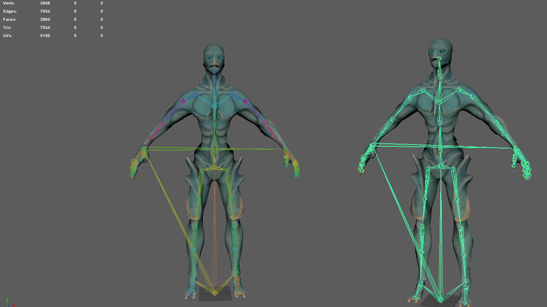 Amphibian Creature - 3D Model by Valeria Miller