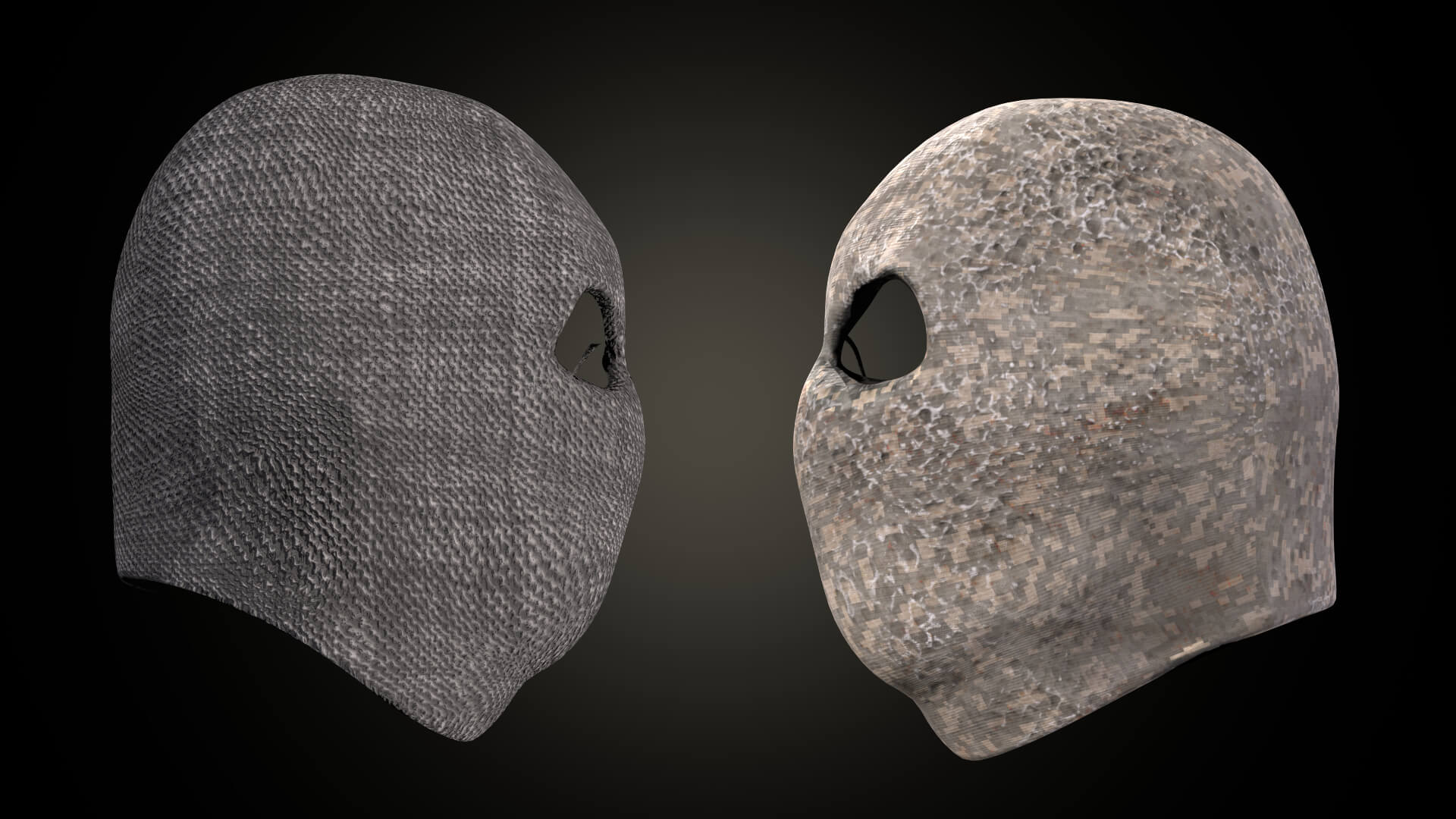 Army Masks Pack (5 Masks) - 3D Model by Valeria Miller