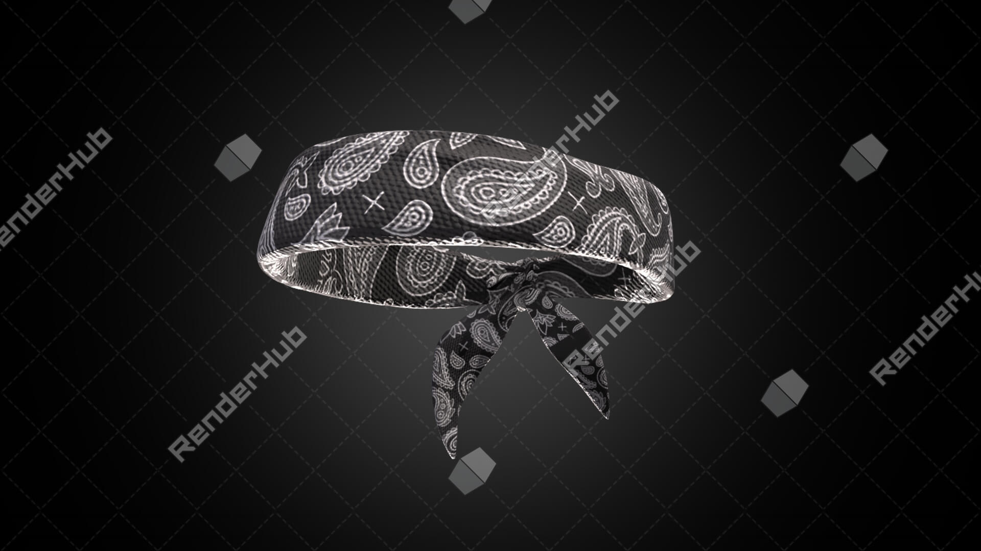 Bandana Rendered Images - Stock Image by Valeria Miller