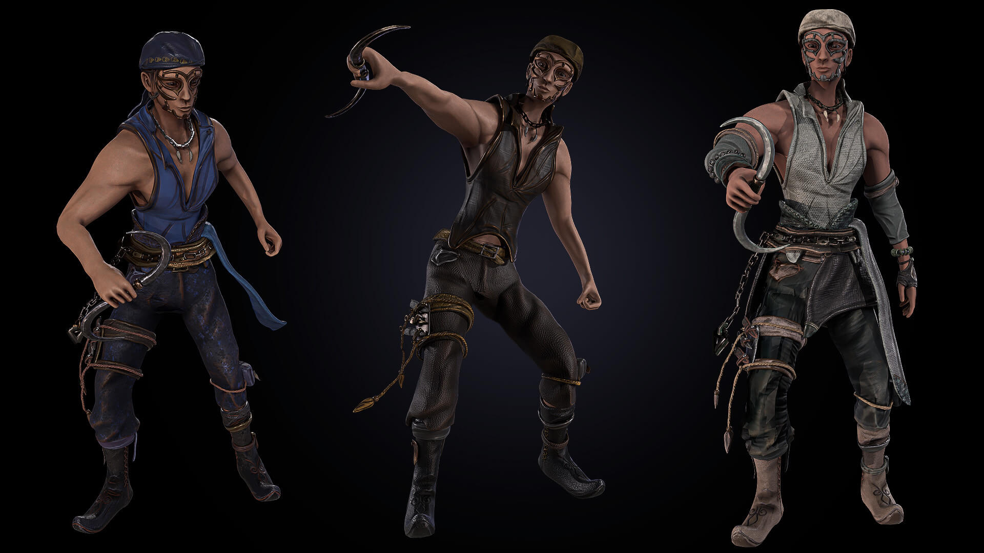 Bandit Deceiver - 3D Model by Valeria Miller