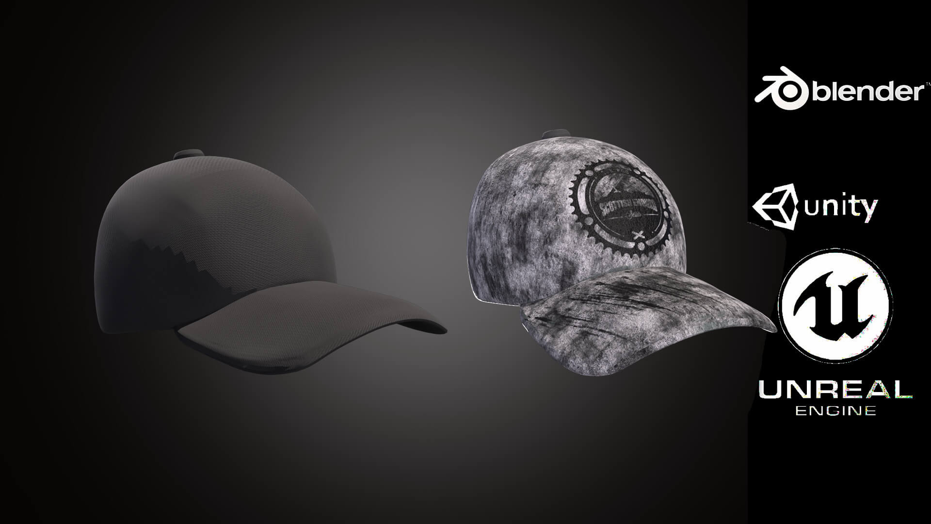 Base Cap (5 skins) - 3D Model by Valeria Miller