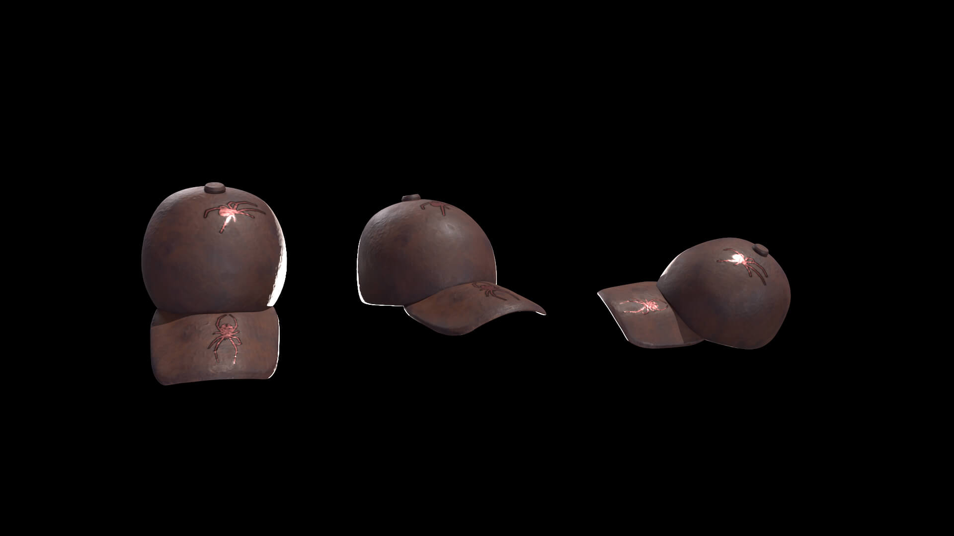 Base Cap (5 skins) - 3D Model by Valeria Miller