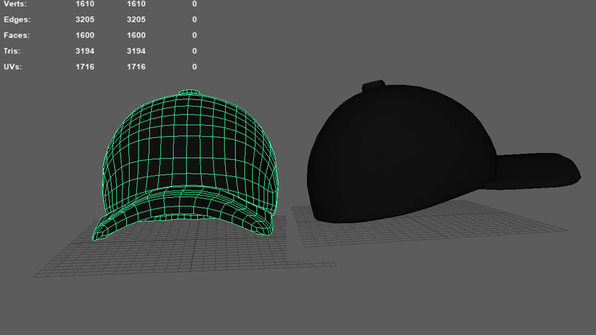 Base Cap (5 skins) - 3D Model by Valeria Miller