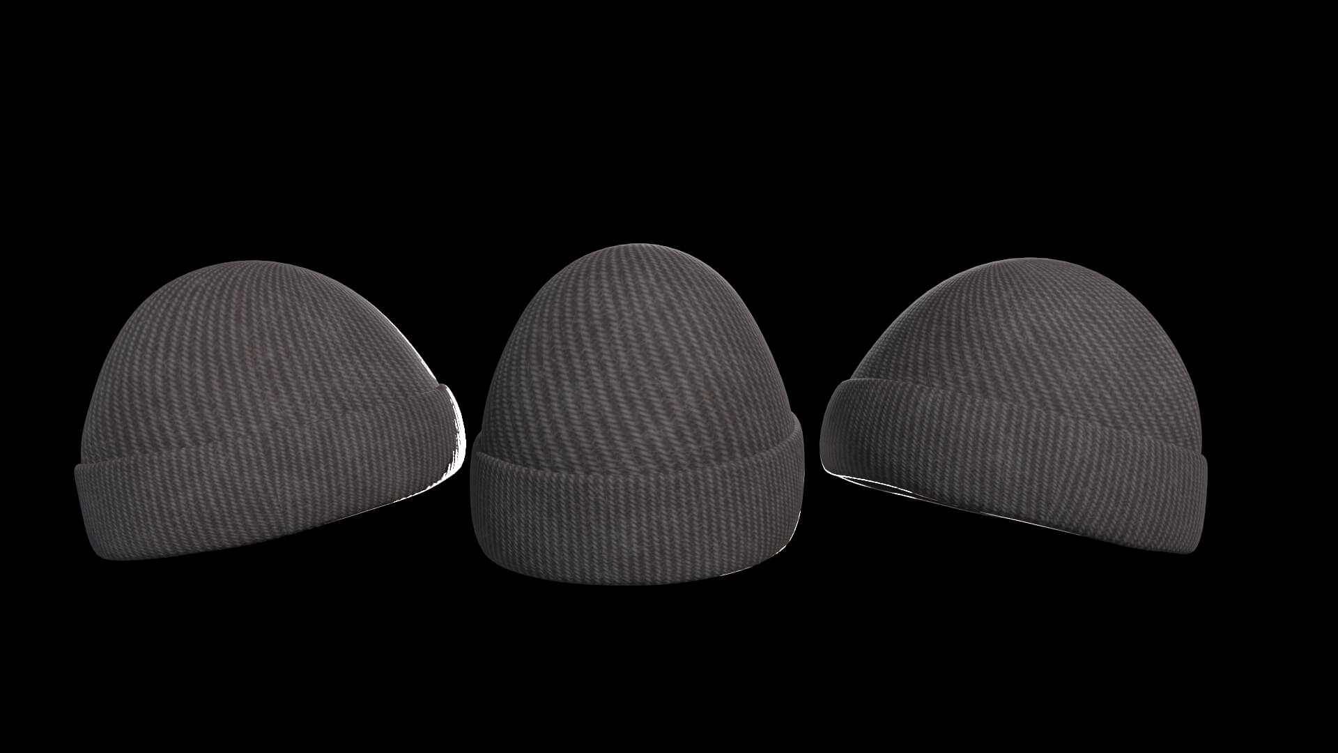 Beanie Hat 1 - 3D Model by Valeria Miller