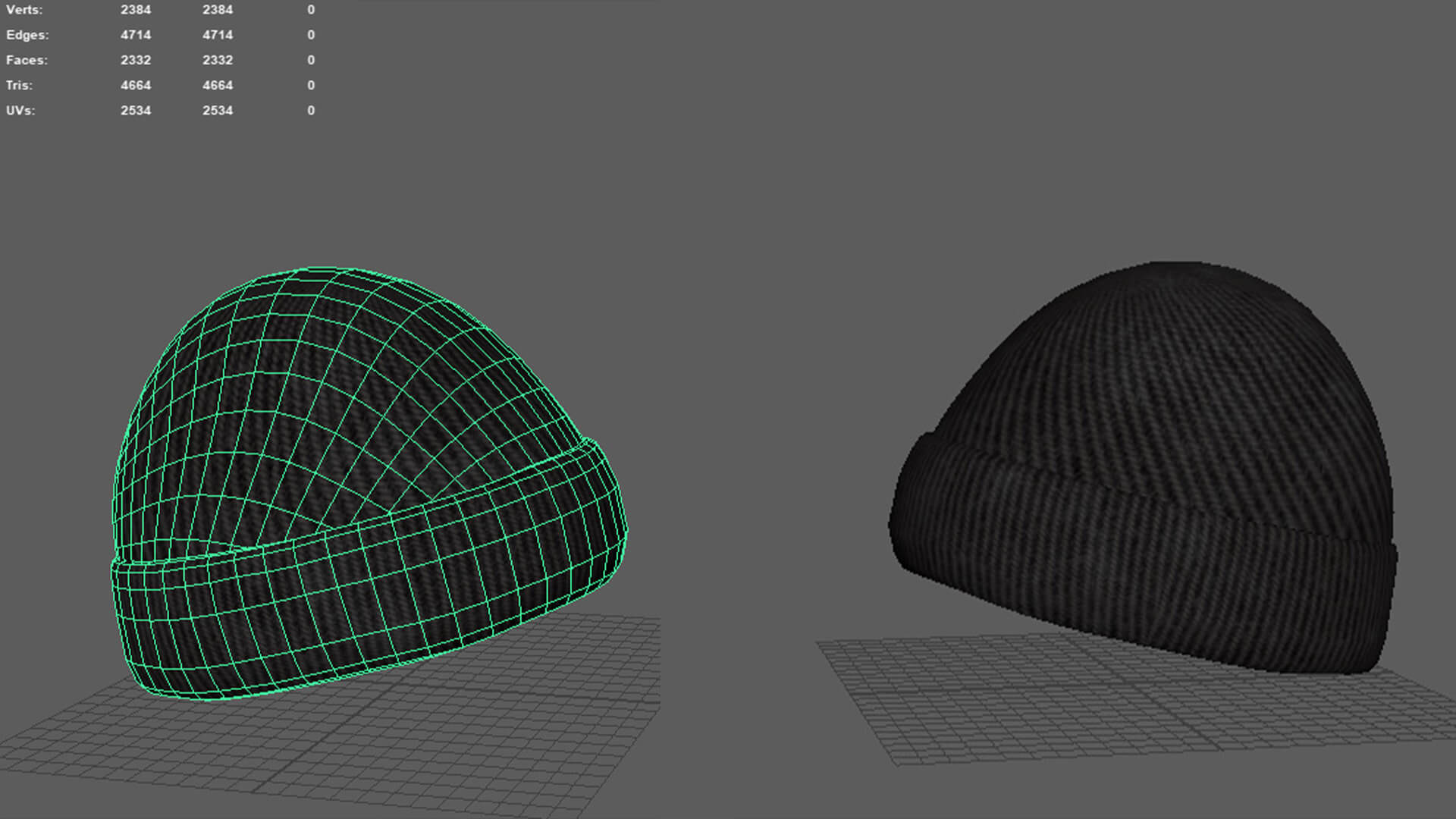 Beanie Hat 1 - 3D Model by Valeria Miller