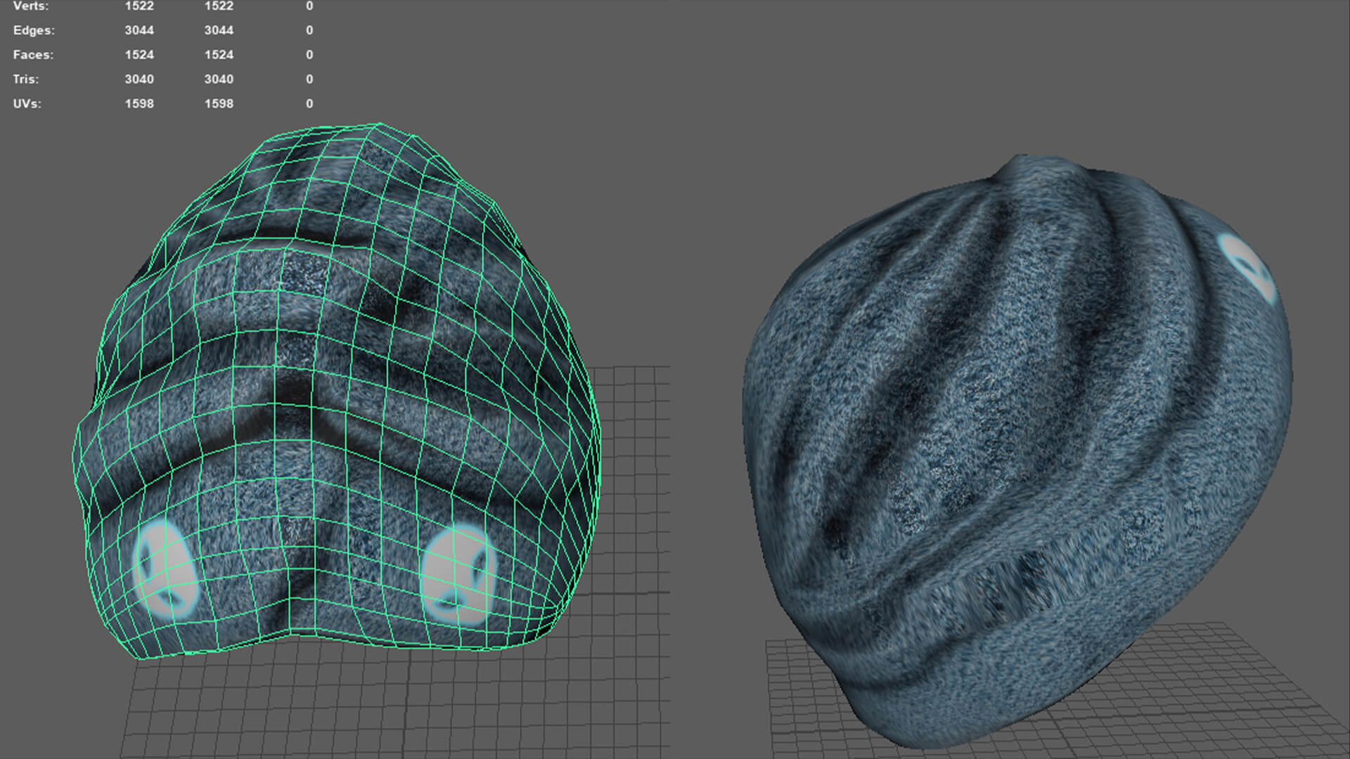 Beanie Hat 2 - 3D Model by Valeria Miller