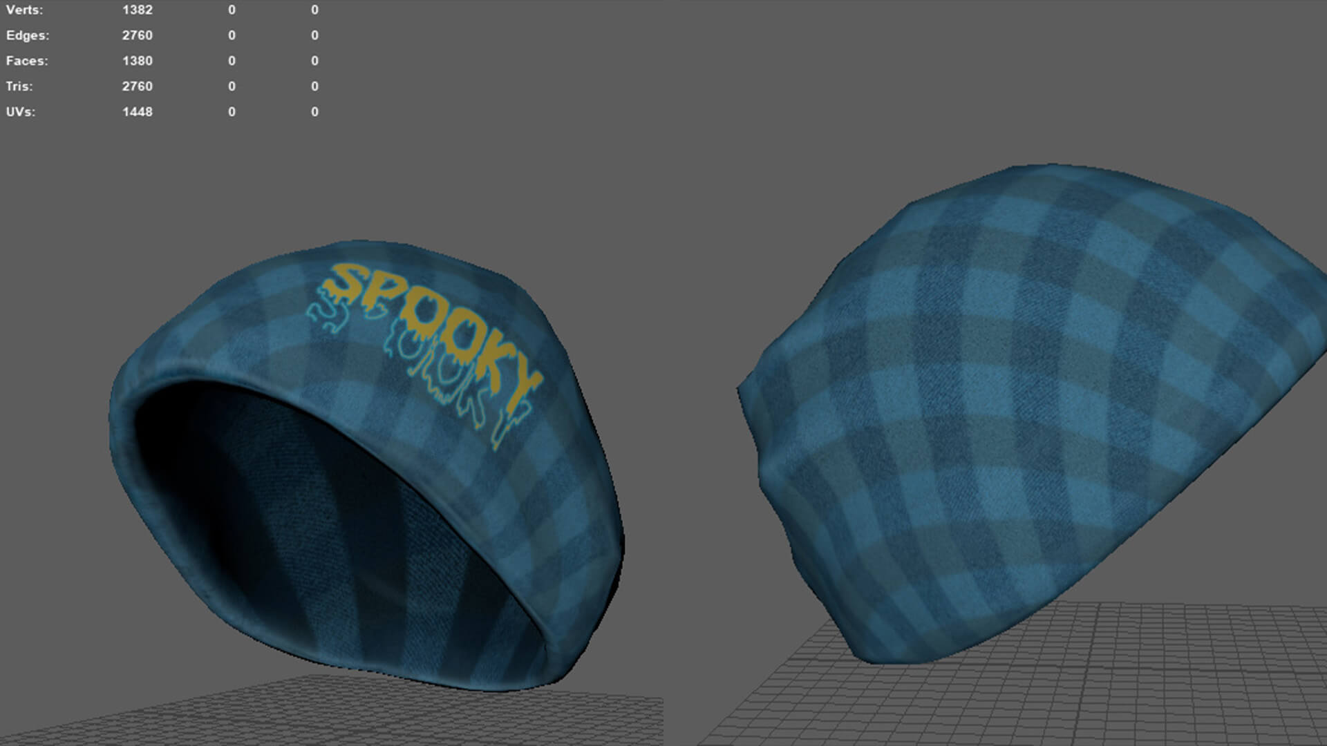 Beanie Hat 4 - 3D Model by Valeria Miller