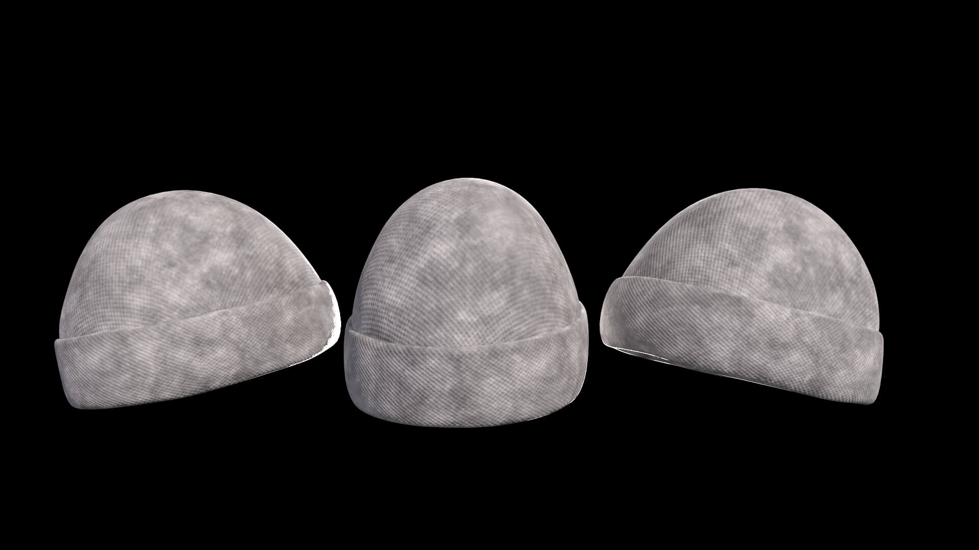 Beanie Hat Pack - 3D Model by Valeria Miller