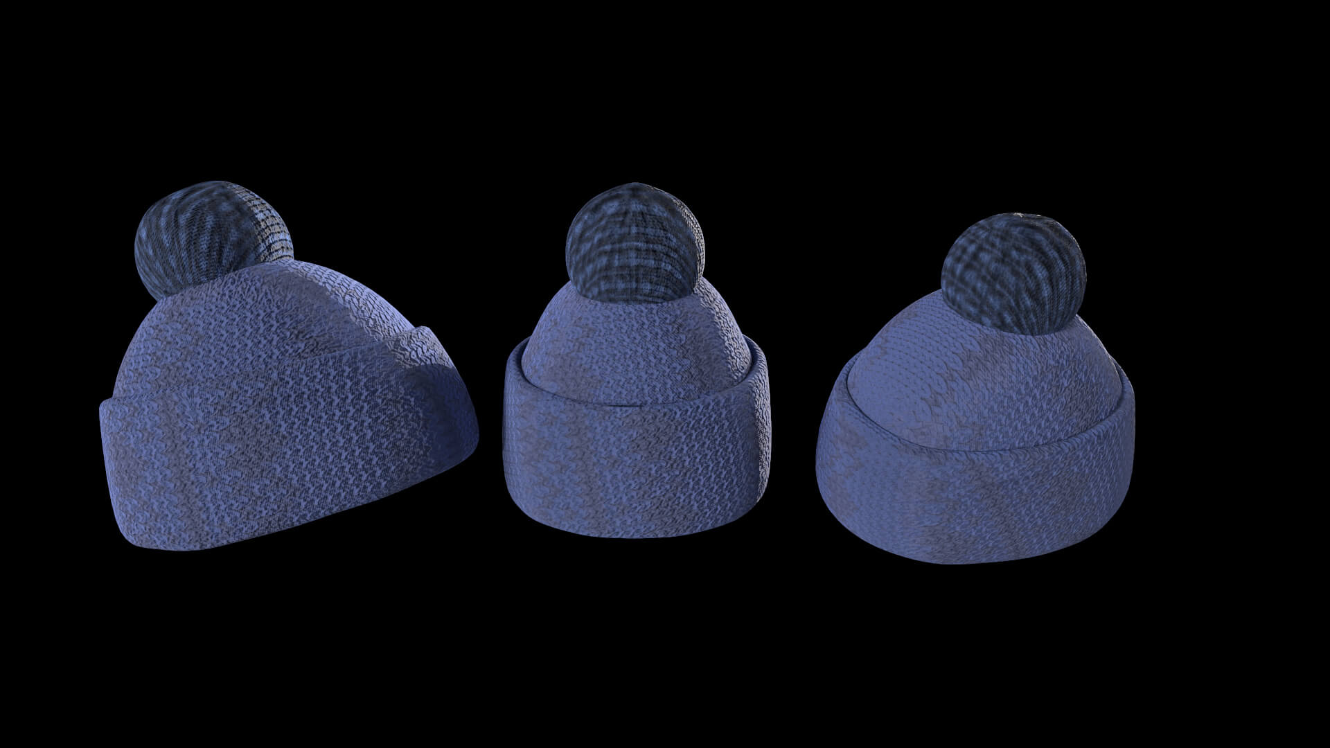 Beanie Hat Pack - 3D Model by Valeria Miller