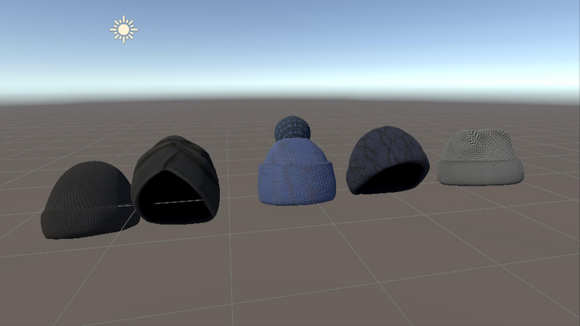 Beanie Hat Pack - 3D Model by Valeria Miller
