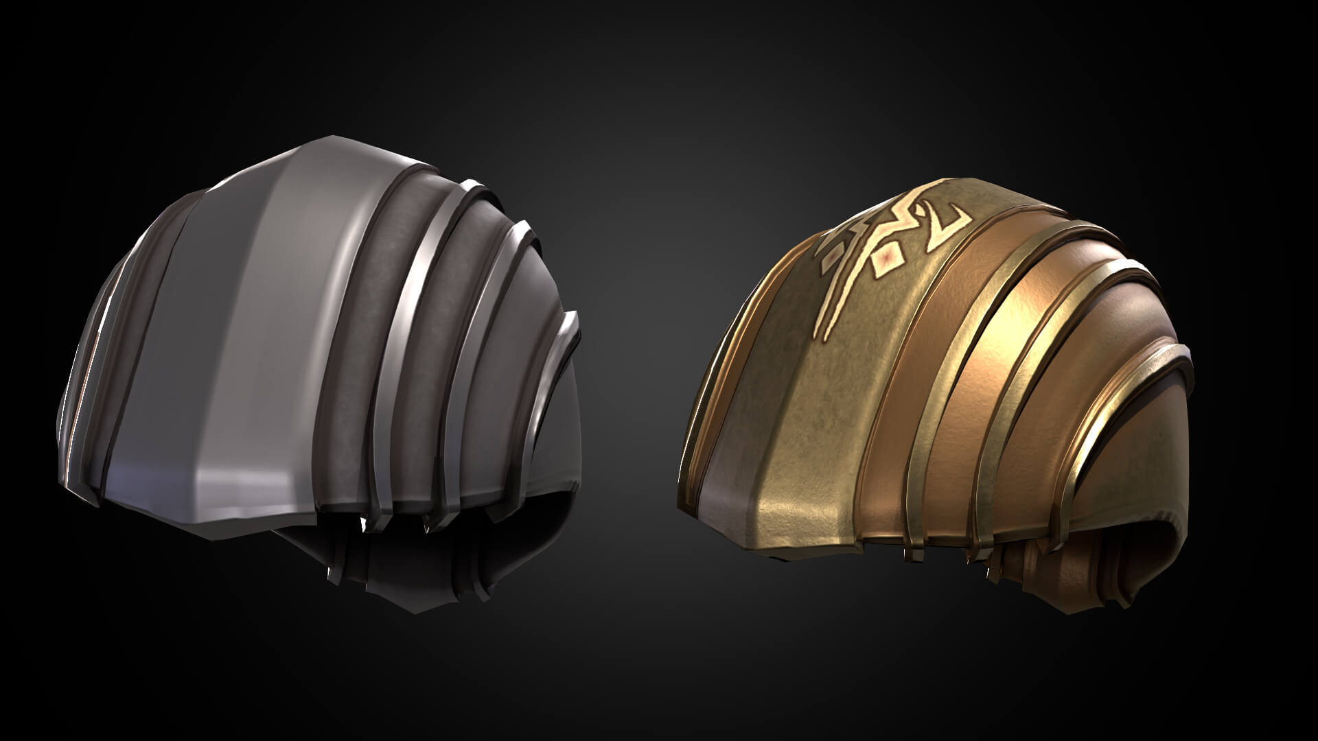 Biker Helmet Pack - 3D Model by Valeria Miller