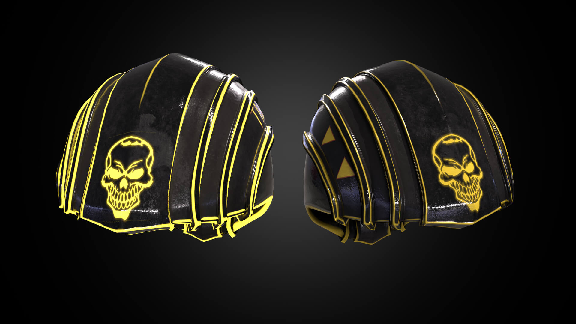 Biker Helmet Pack - 3D Model by Valeria Miller