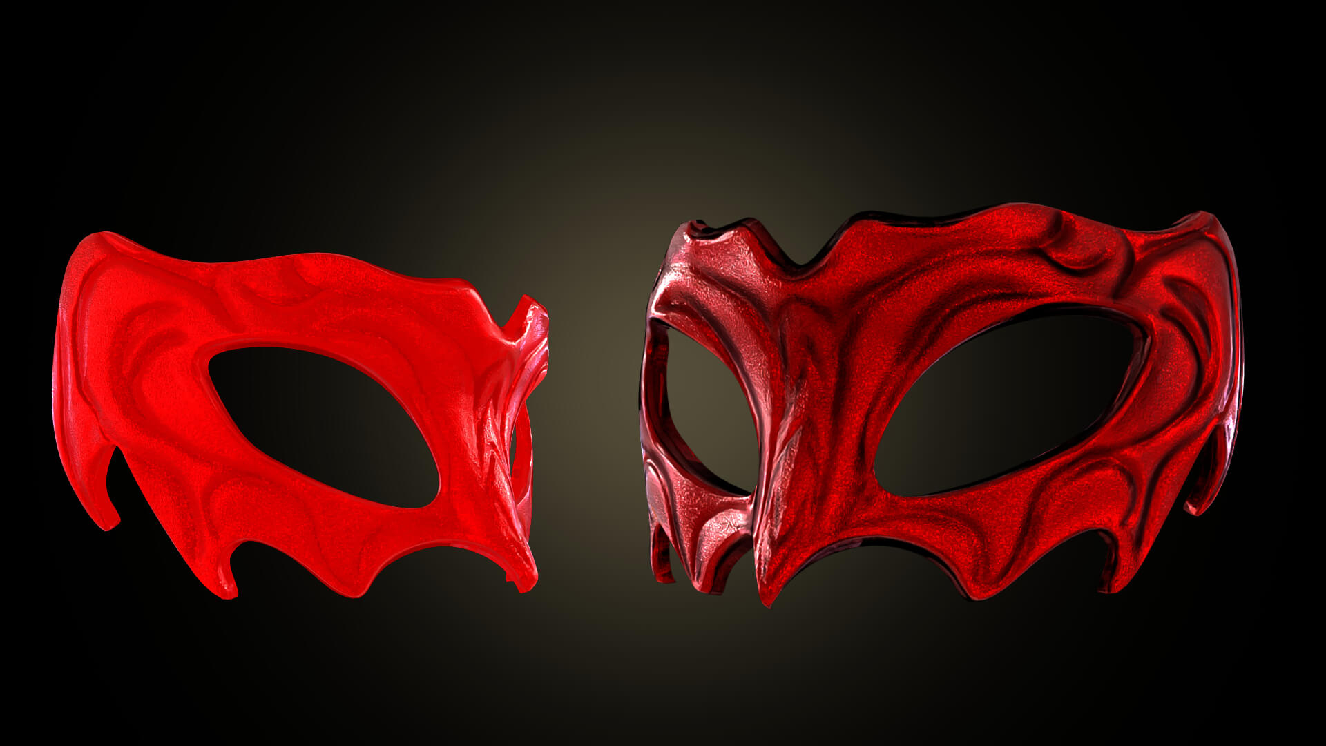 Carnival Mask (4 Skins) - 3D Model by Valeria Miller