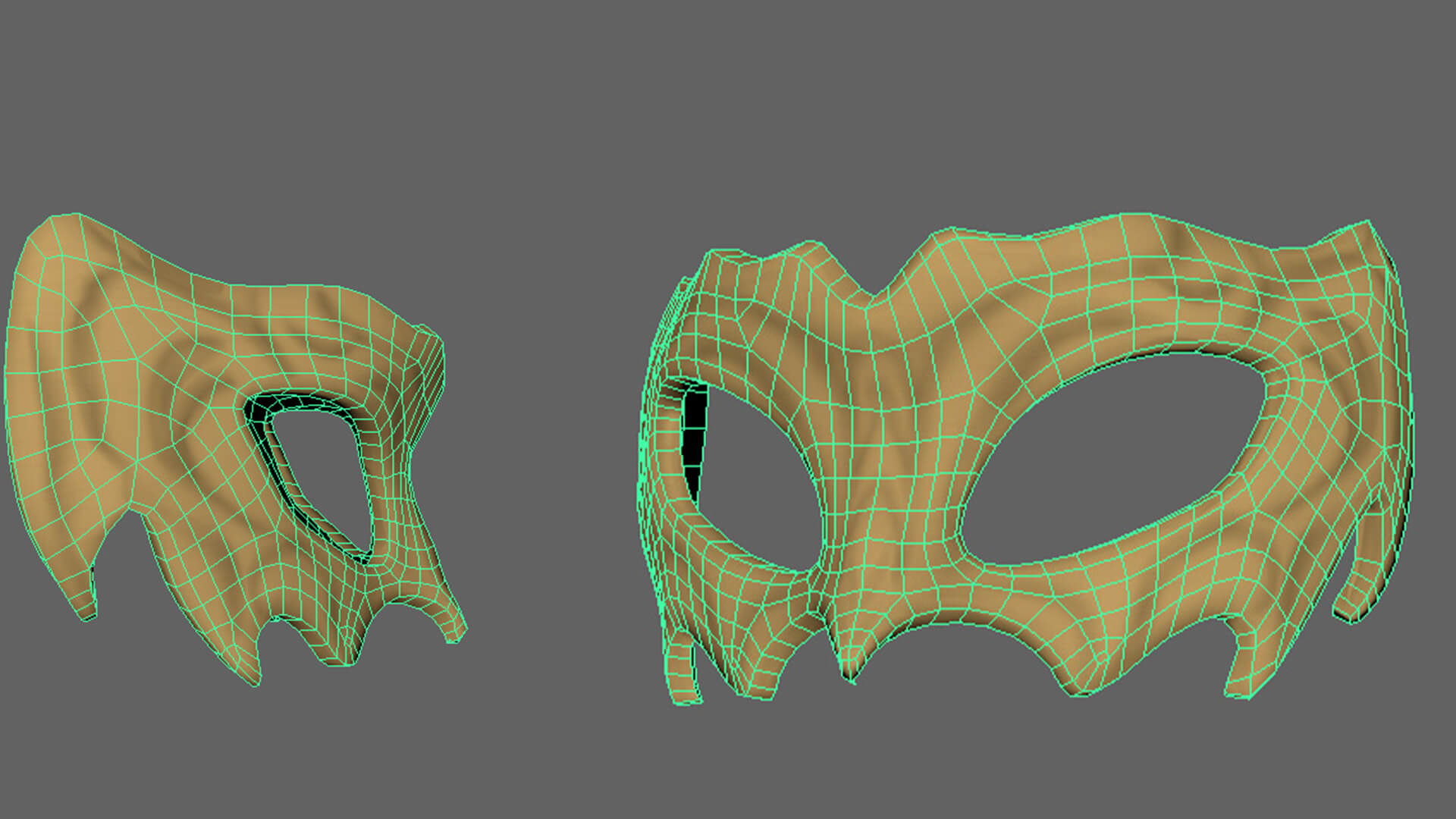 Carnival Mask (4 Skins) - 3D Model by Valeria Miller