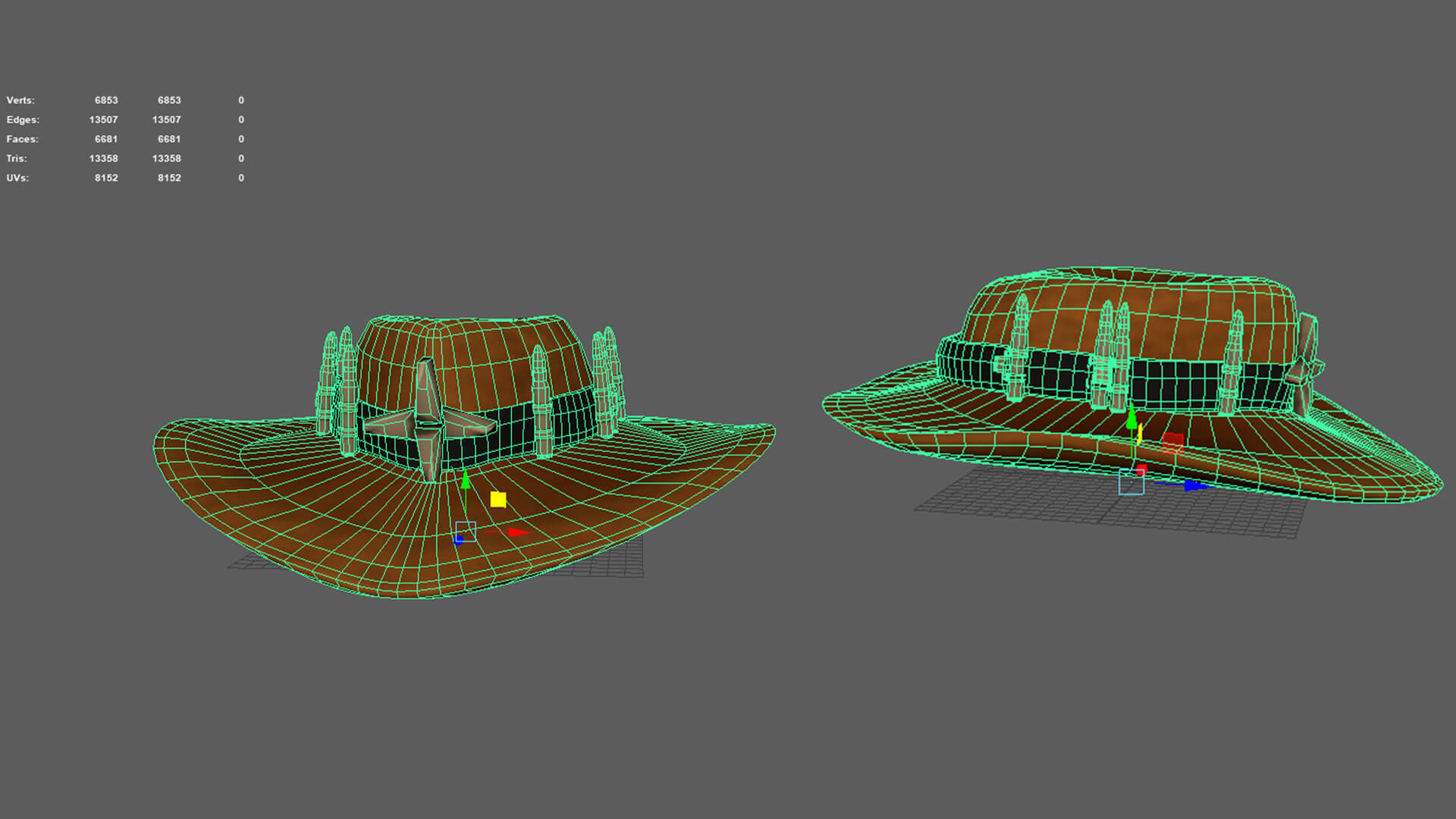 Cowboy Hat 1 - 3D Model by Valeria Miller