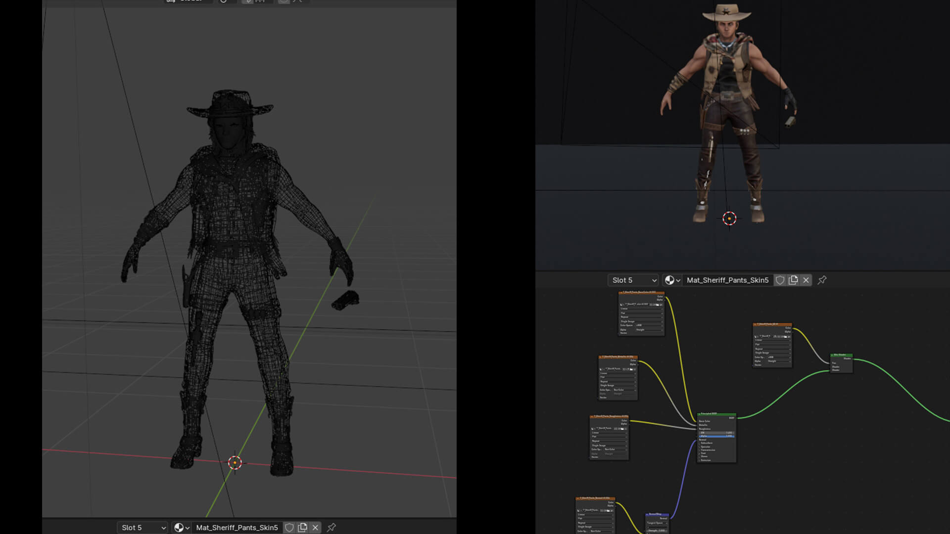 Cowboy Sheriff - 3D Model by Valeria Miller