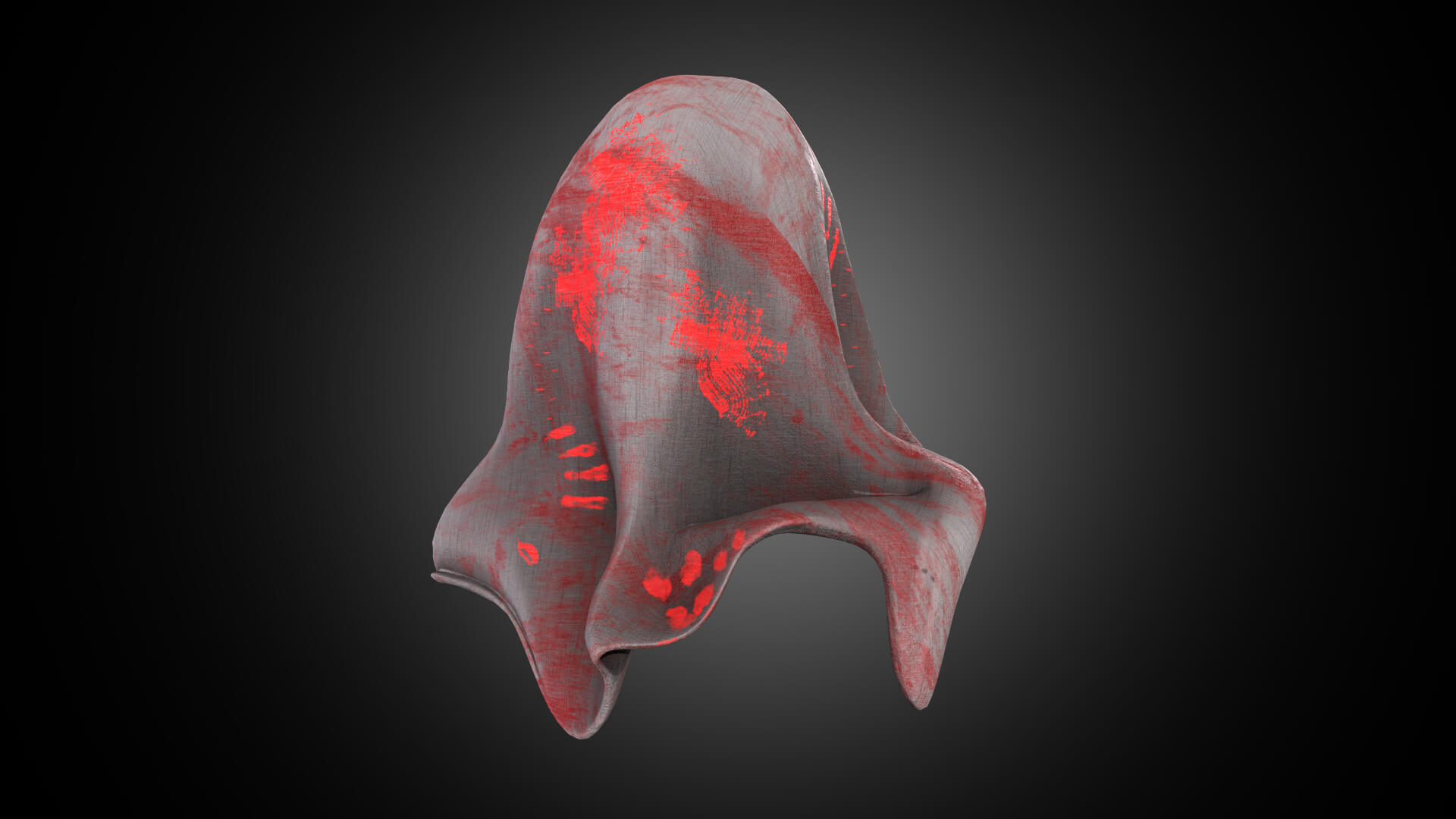 Creepy Draped Cloth - 3D Model by Valeria Miller