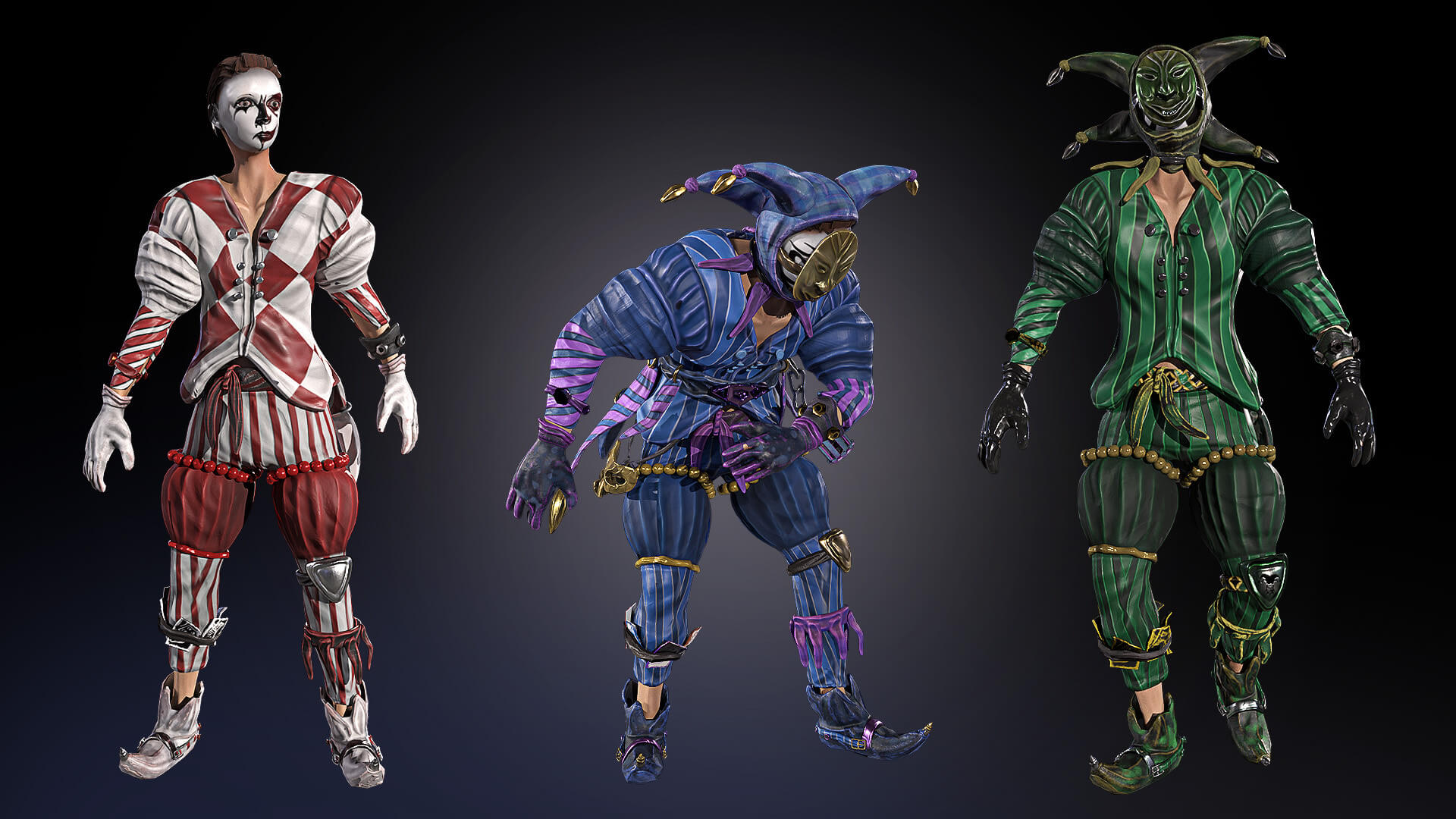 Creepy Jester - 3D Model by Valeria Miller