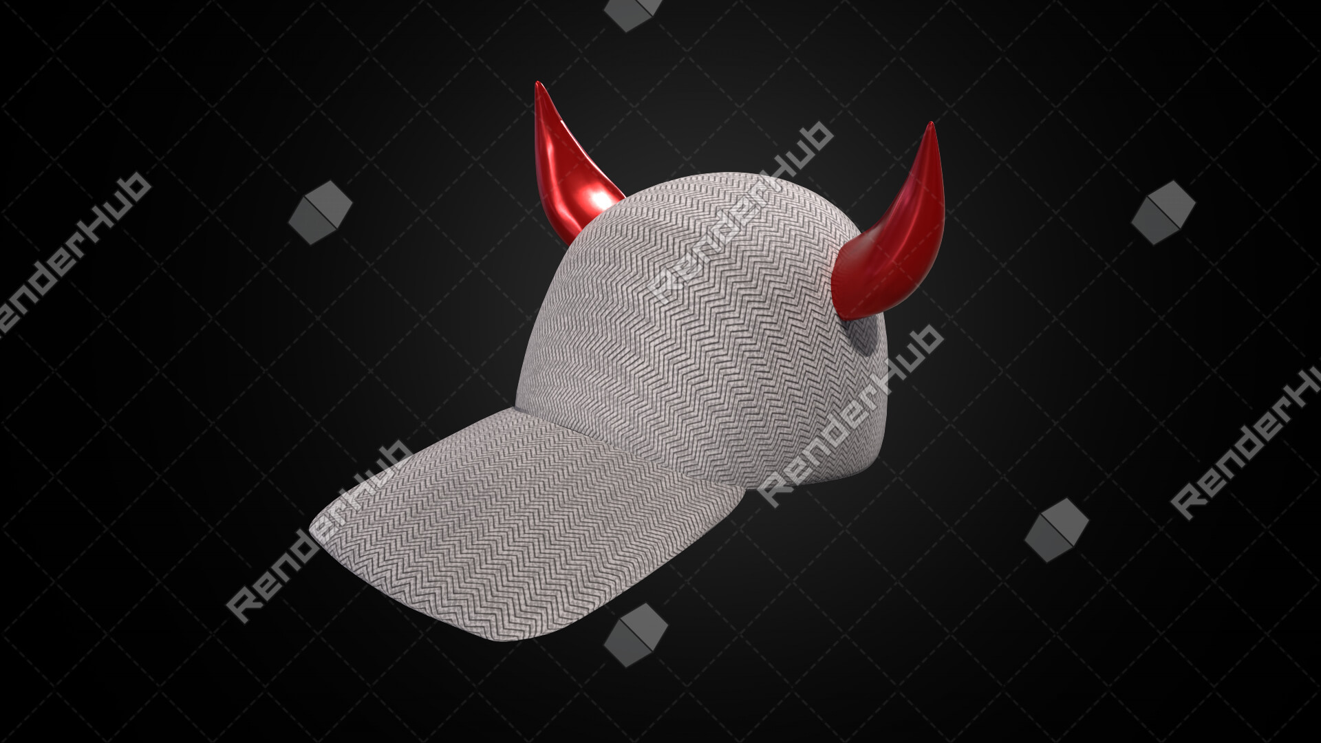 Devil Cap Rendered Images - Stock Image by Valeria Miller