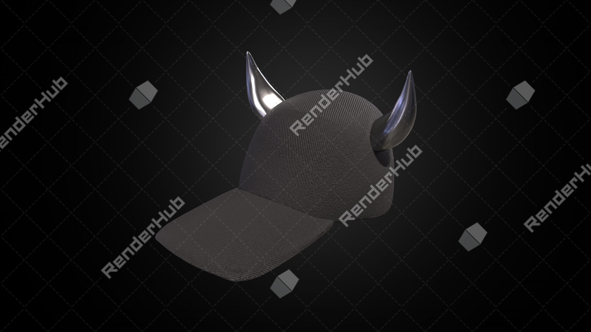Devil Cap Rendered Images - Stock Image by Valeria Miller