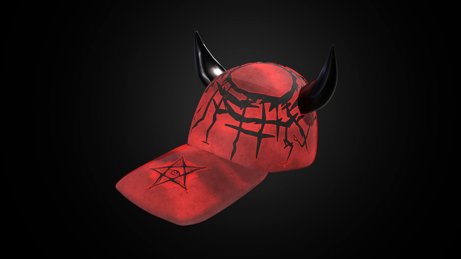 Devil Cap - 5 skins 3D Model by Valeria Miller