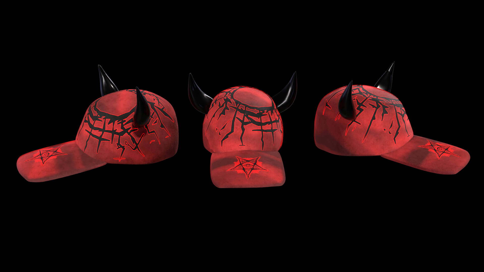 Devil Cap - 5 skins 3D Model by Valeria Miller