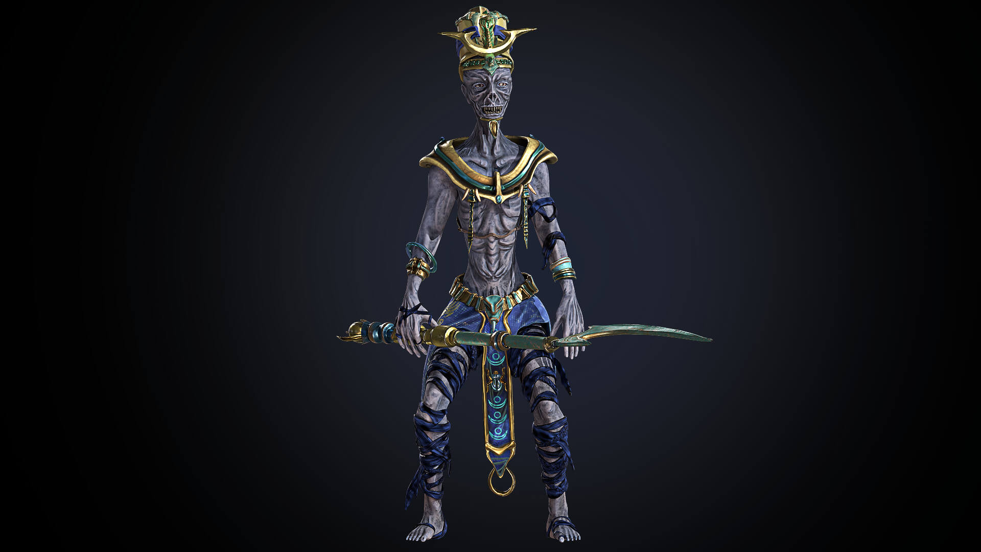 Egyptian Mummy - 3D Model by Valeria Miller