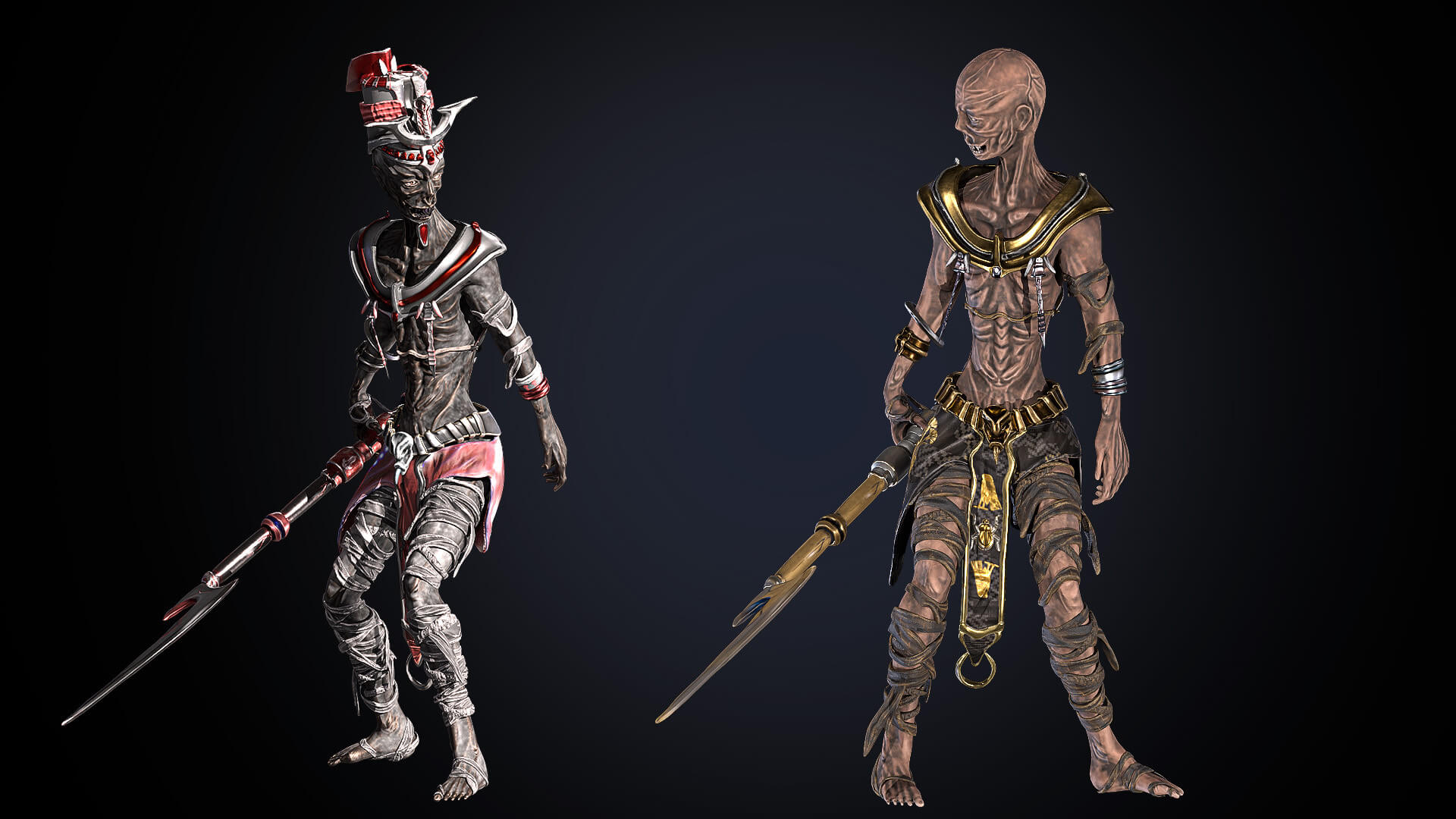 Egyptian Mummy - 3D Model by Valeria Miller